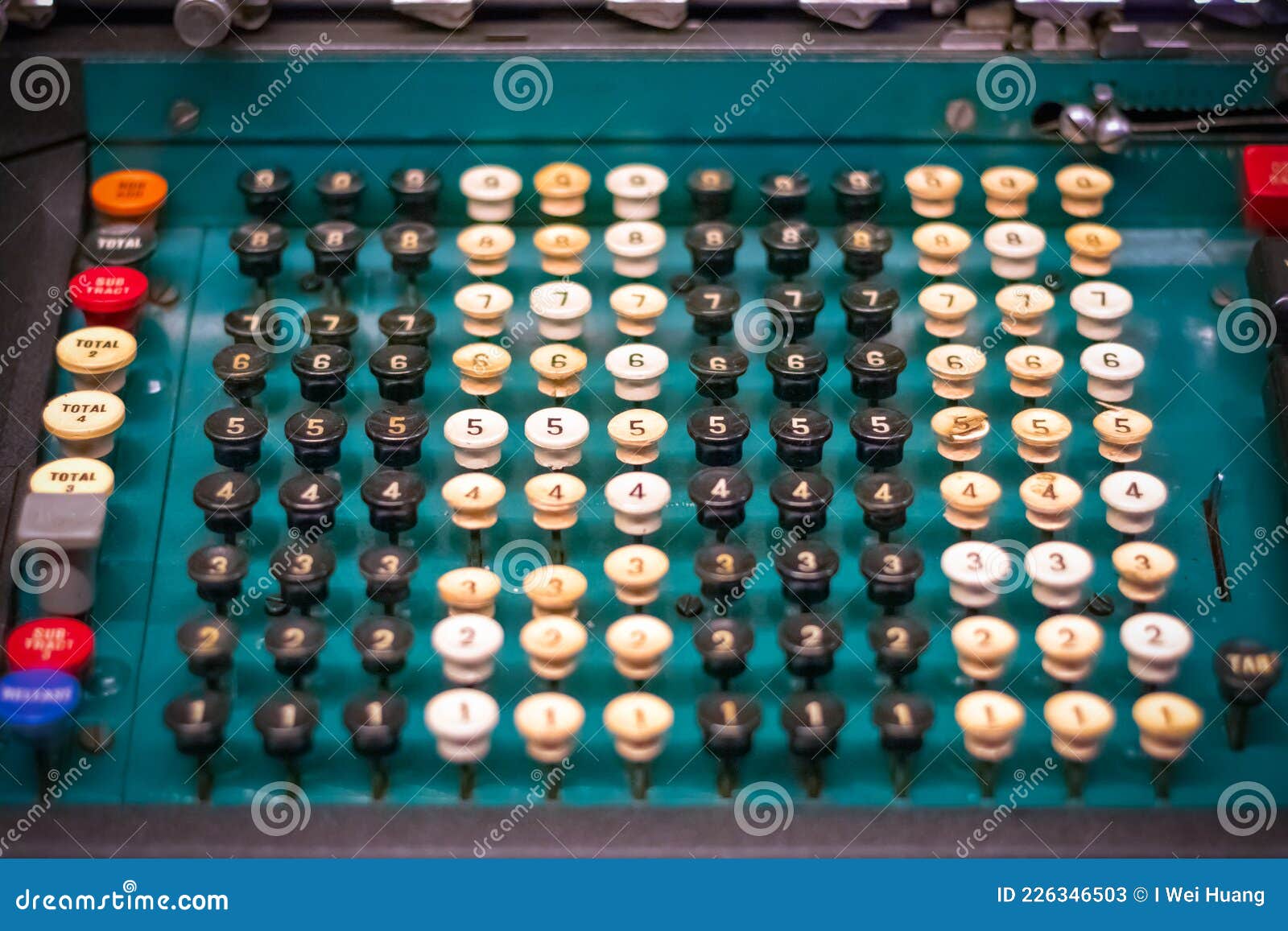Old Calculating Machine, or Mechanical Calculator at Science Museum in ...