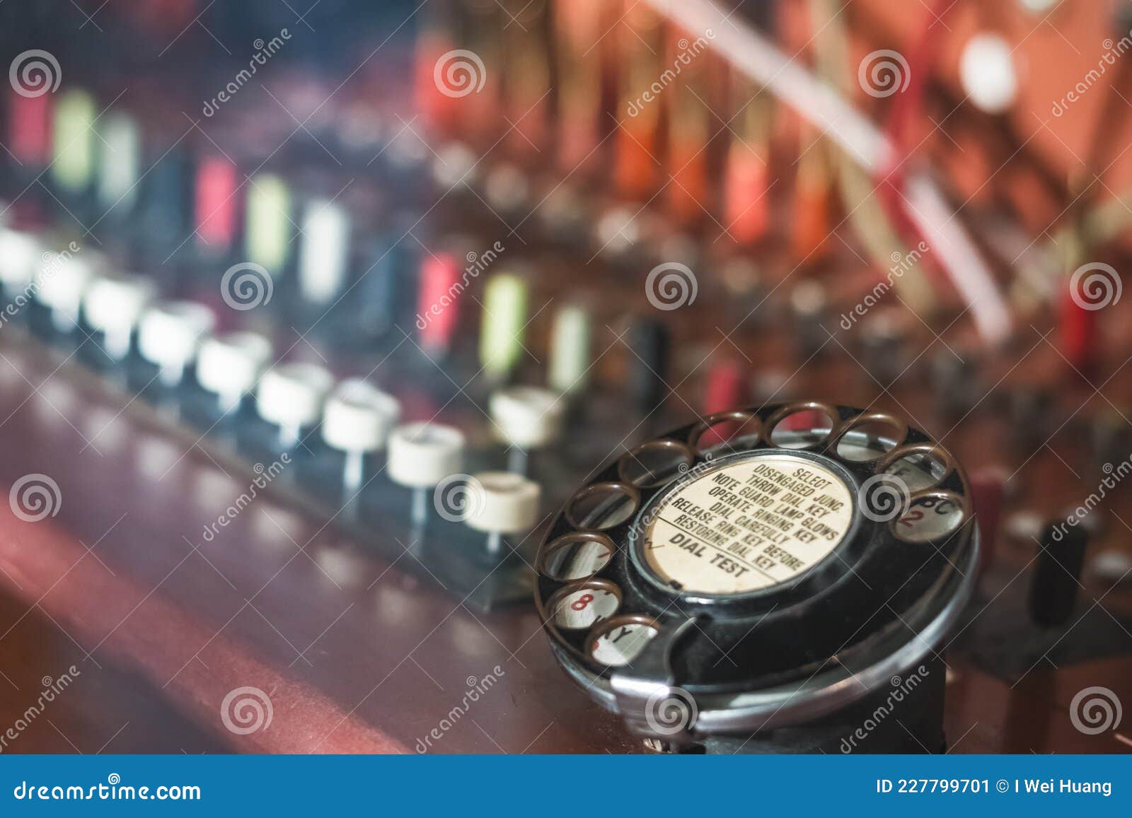 Old Fashioned Manual Telephone Exchange Switchboard Editorial Photo ...