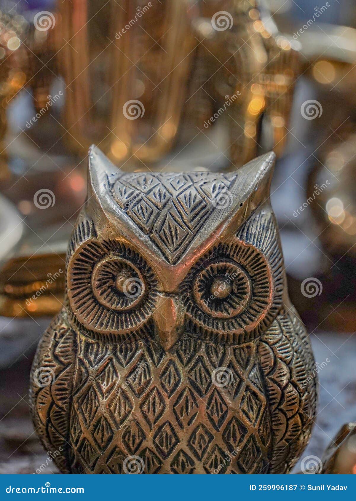 Selective focus on owl stock image. Image of design - 259996187