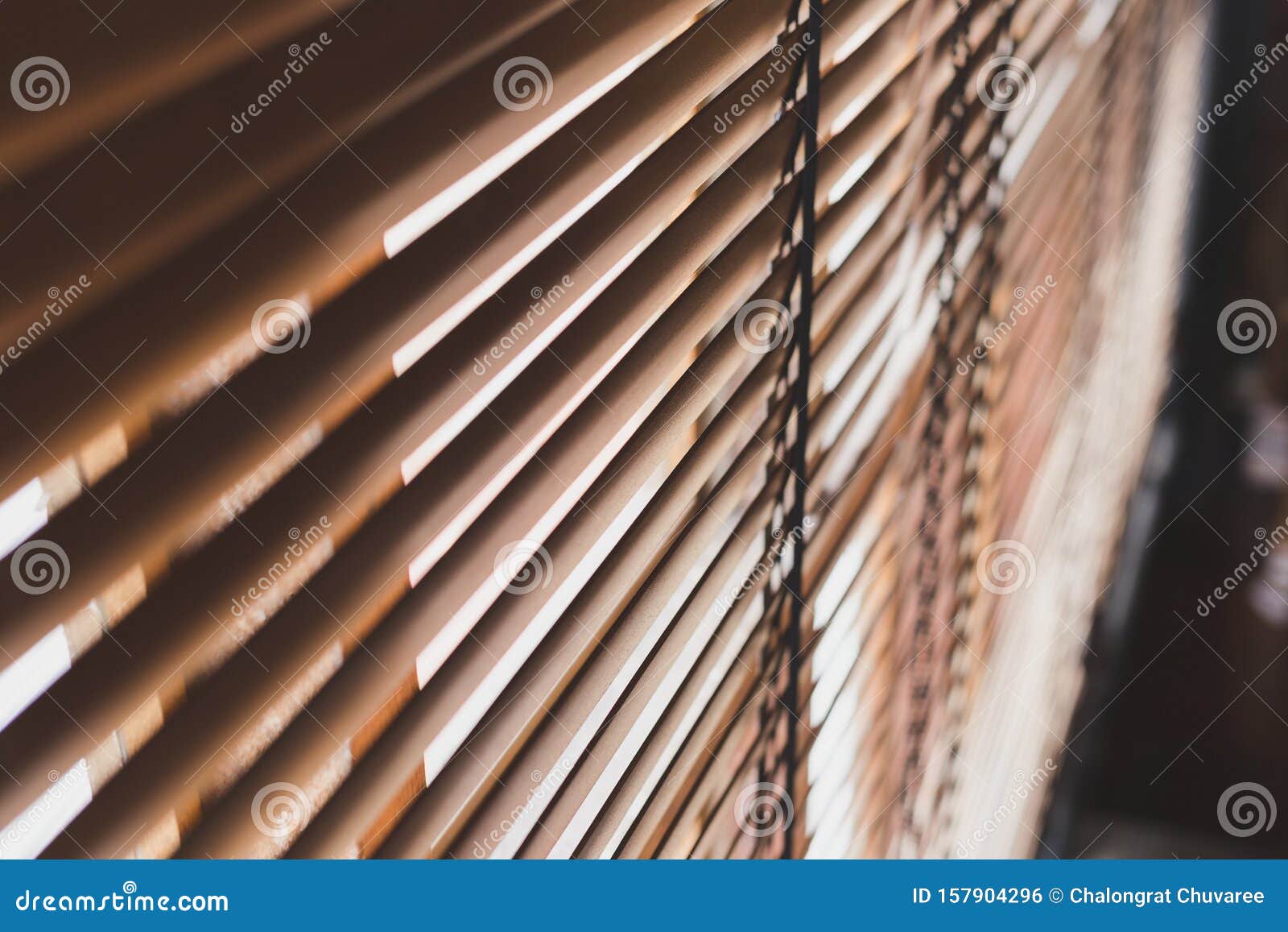 Selective Focus Pattern of Bamboo Curtain Texture Background with ...
