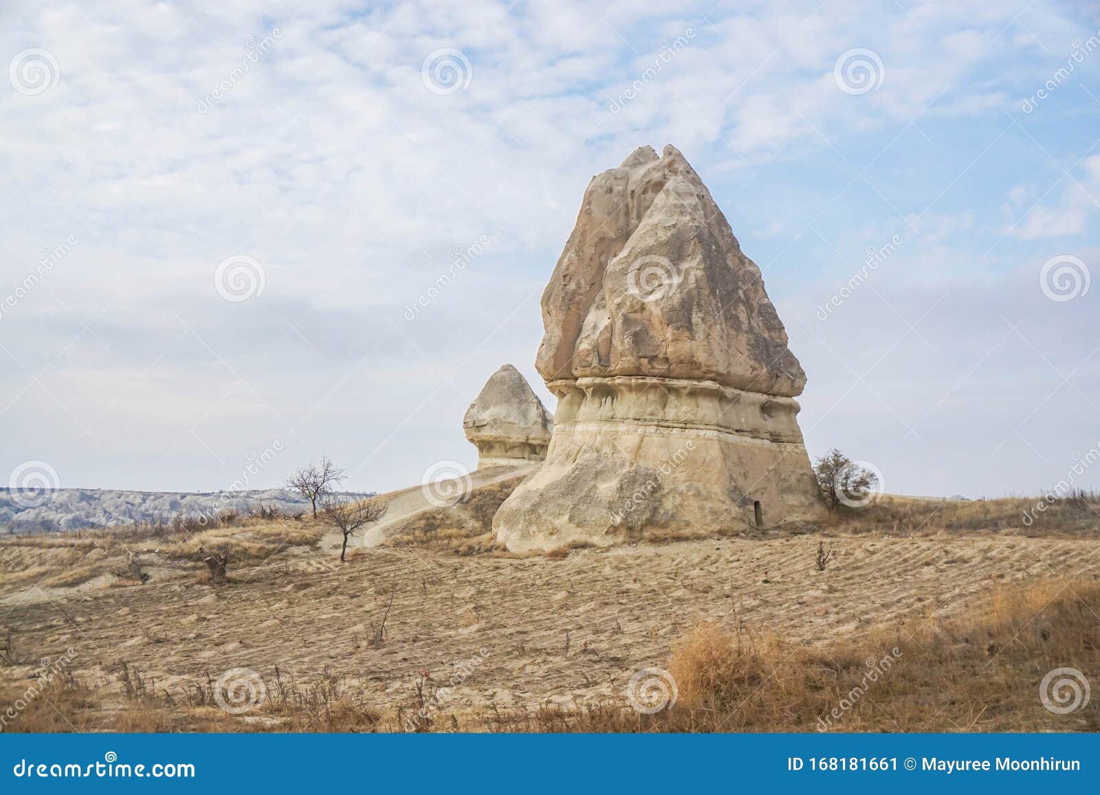 Phallic-shaped Pillars at Love Valley in Cappadocia Turkey Stock Image ...