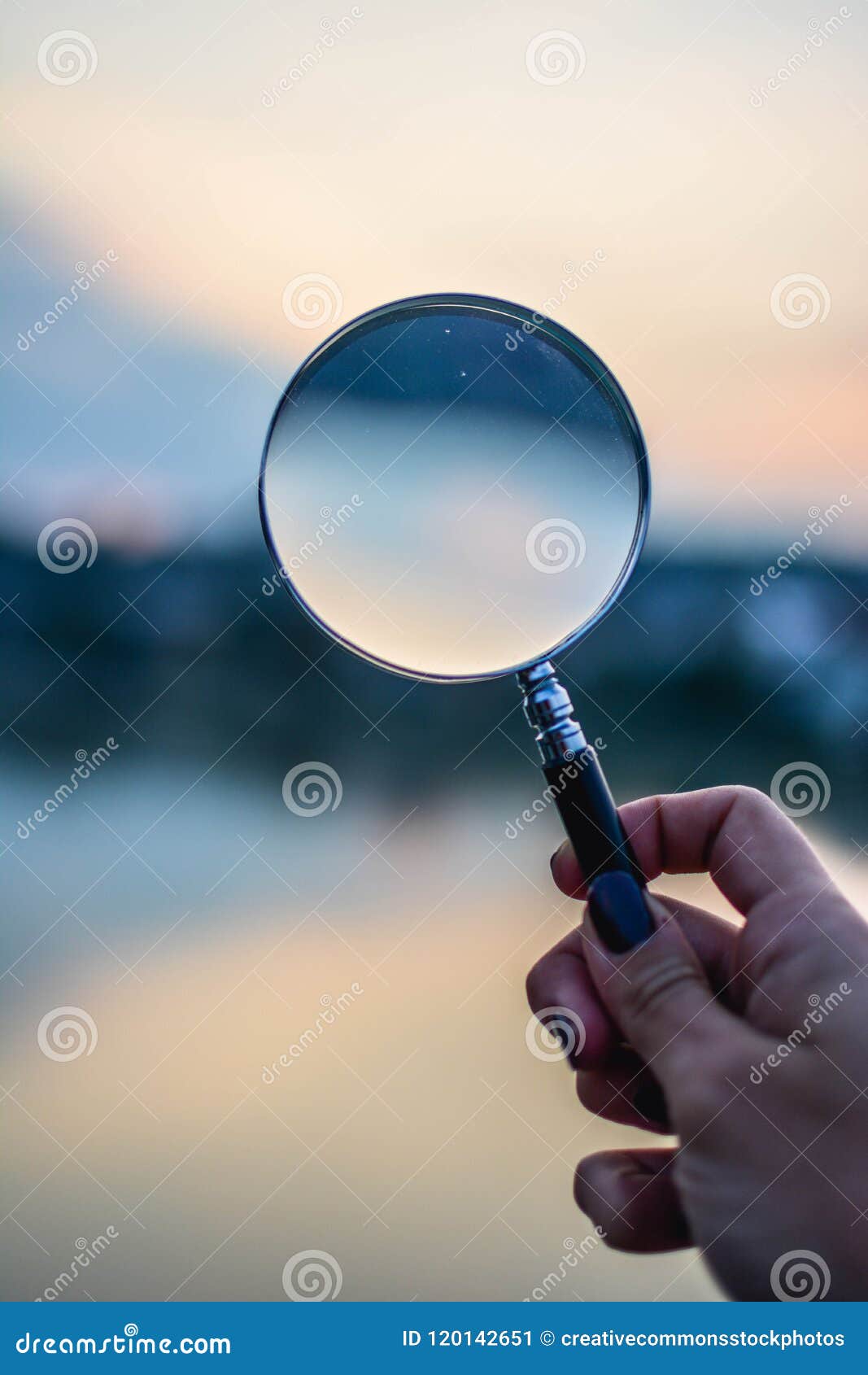 Selective Focus Photo Of Magnifying Glass Picture. Image: 120142651