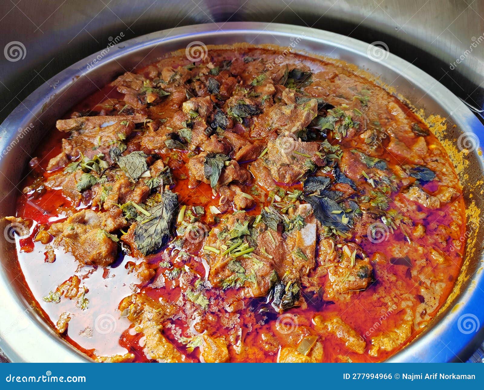 Mutton Dalcha Rice, Made Of Mutton, Chana Dal, Tamarind And Indian ...