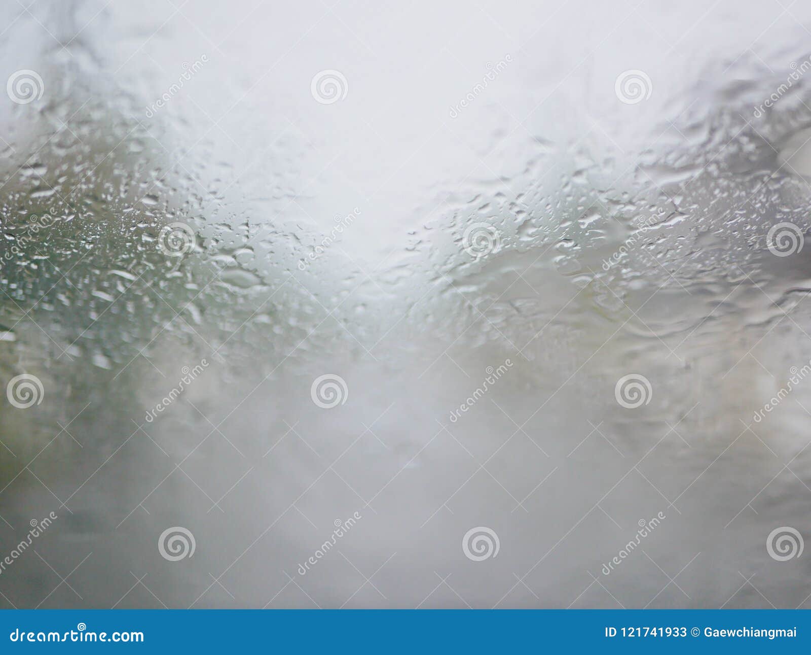 Selective Focus of Rain on Car Slanted Windshield Stock Image - Image ...