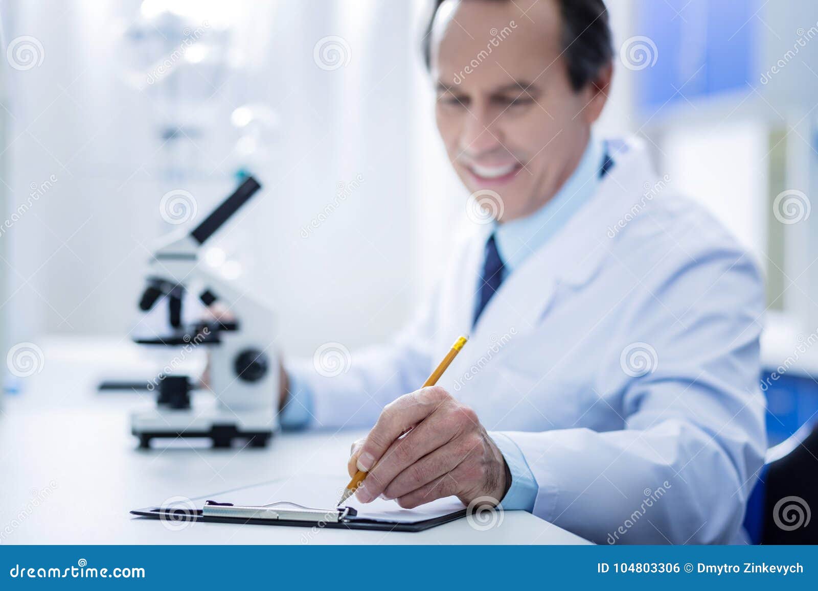 Selective Focus of Scientists Notes Stock Photo - Image of person ...