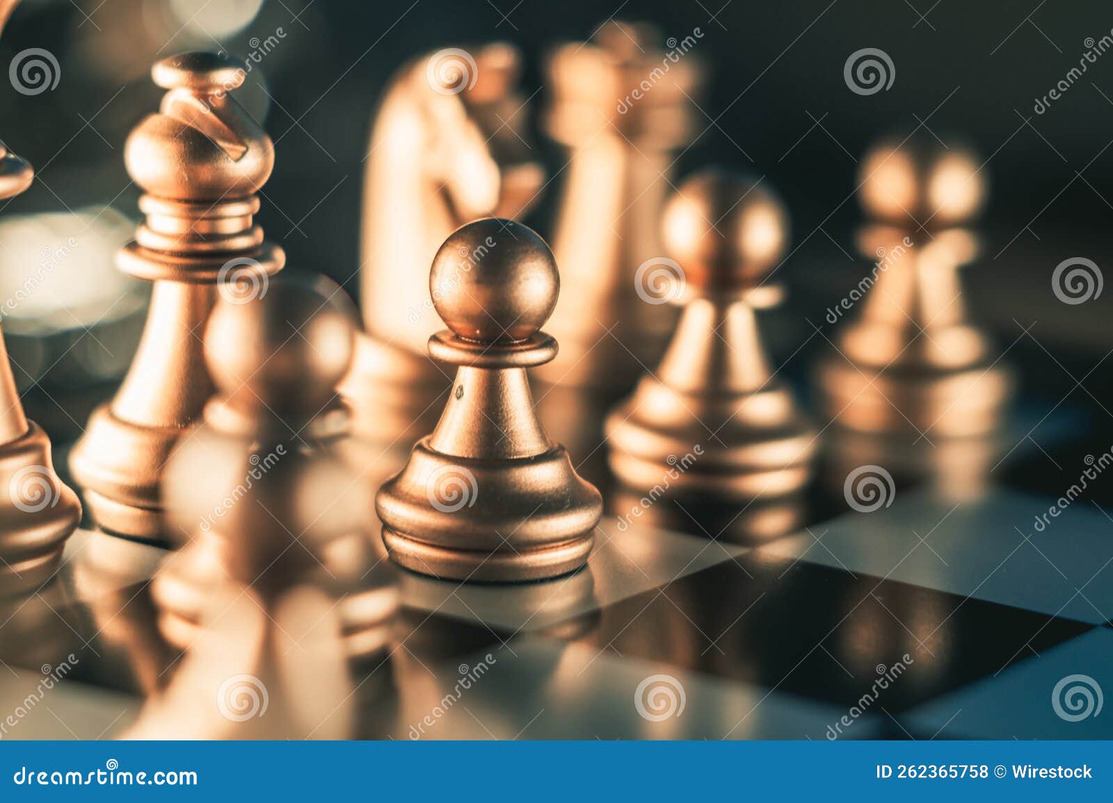 Selective Focus Shot of Chess Pieces on the Board Stock Photo - Image ...