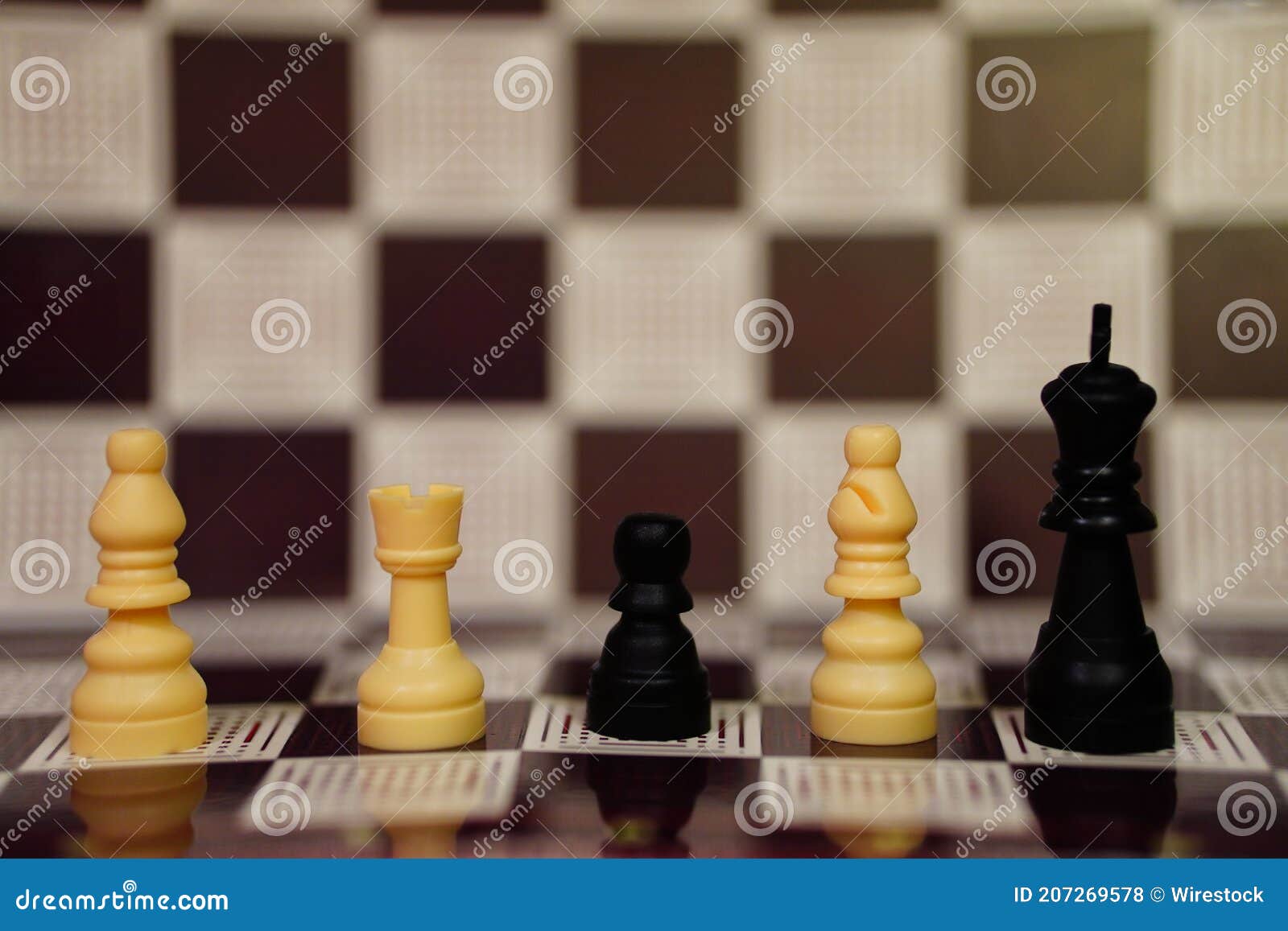 Selective Focus Shot of Chess Pieces on a Chessboard Stock Photo ...