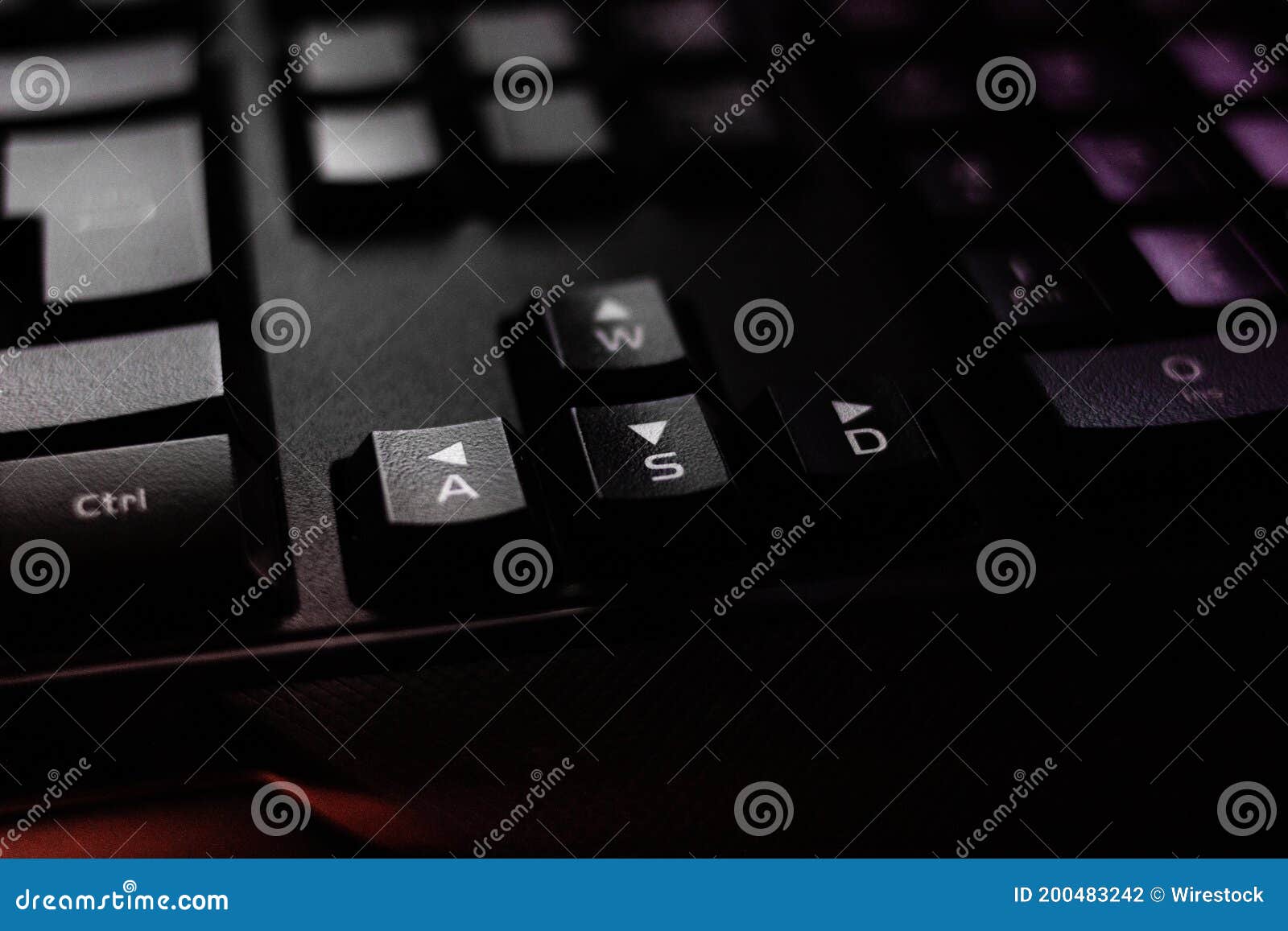 Selective Focus Shot of Keyboard Letters Stock Photo - Image of digital ...