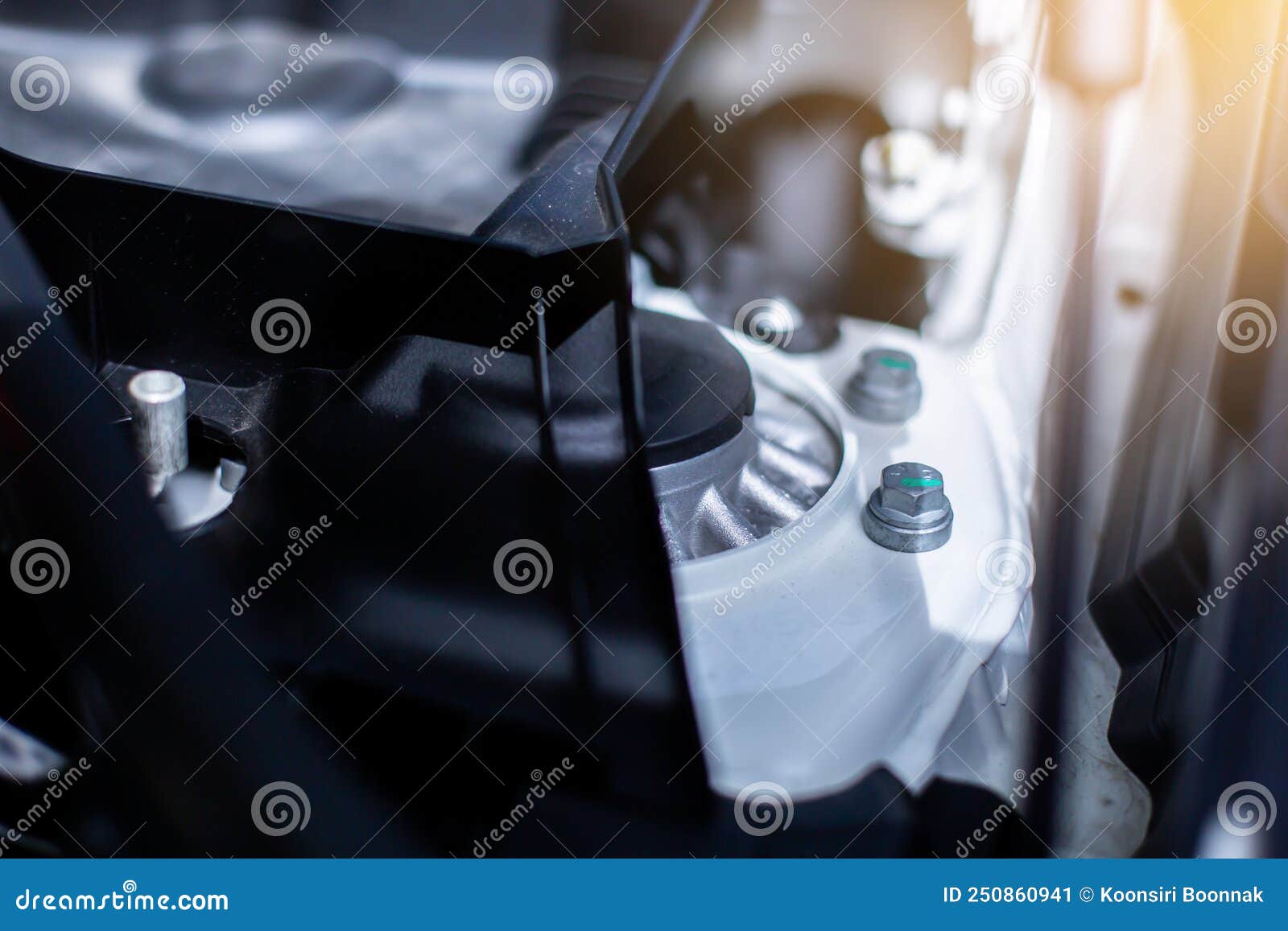 Selective Focus To Marker Paint on Nut or Connection for Validate ...