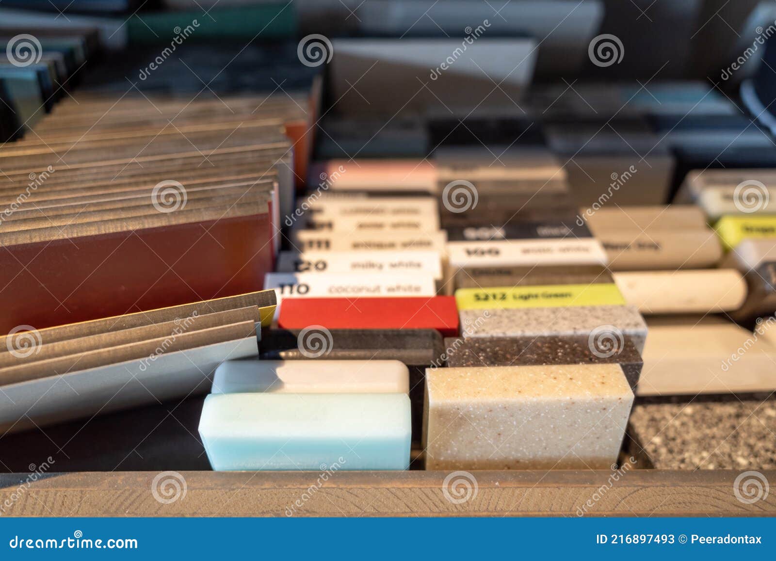 Example of Building Materials, Stone, Granite Marble Tile Samples ...