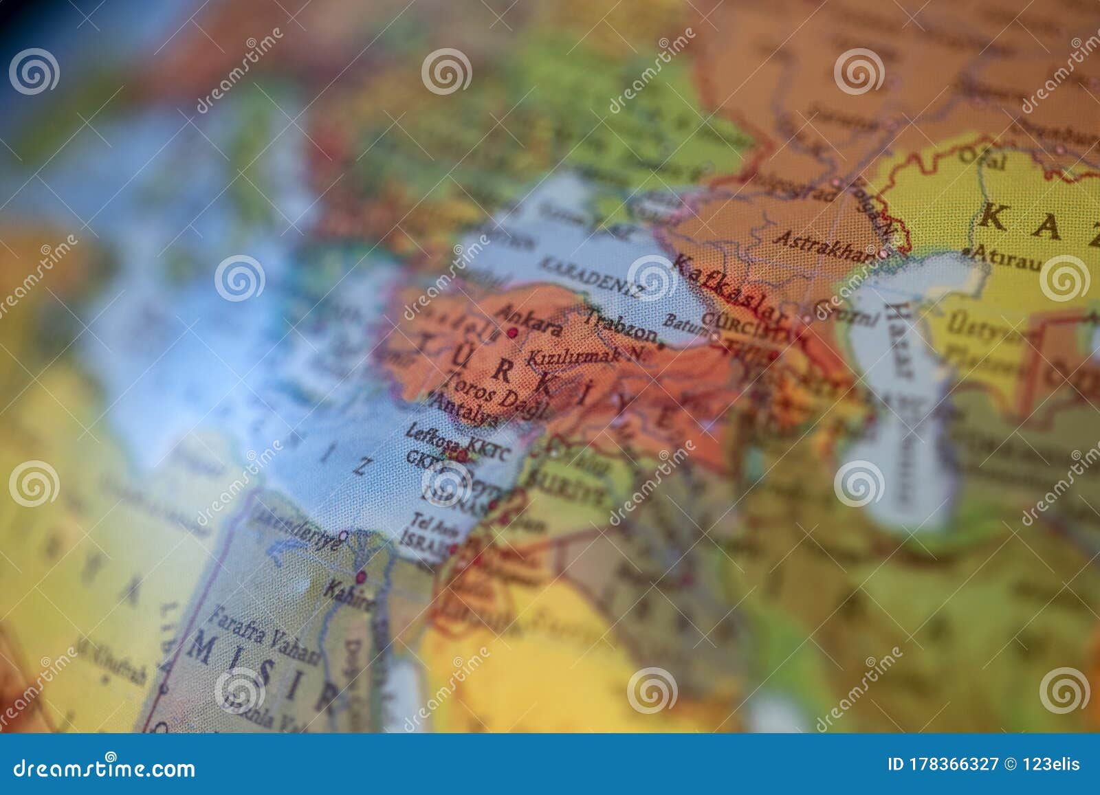 Turkey Map Turkish Language Stock Image - Image of banking, ankara ...