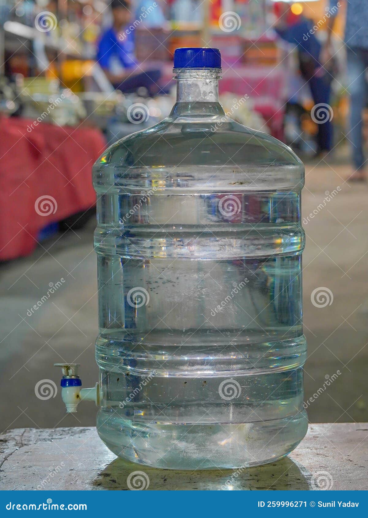 Selective Focus on a Water Can Stock Image - Image of gallon, object ...