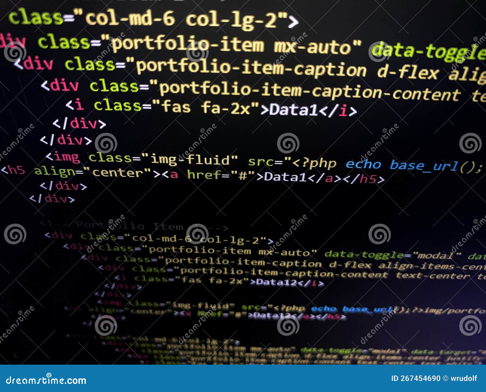Selective Focused Of Computer Program Code That Is Often Used Computer Language Source Code