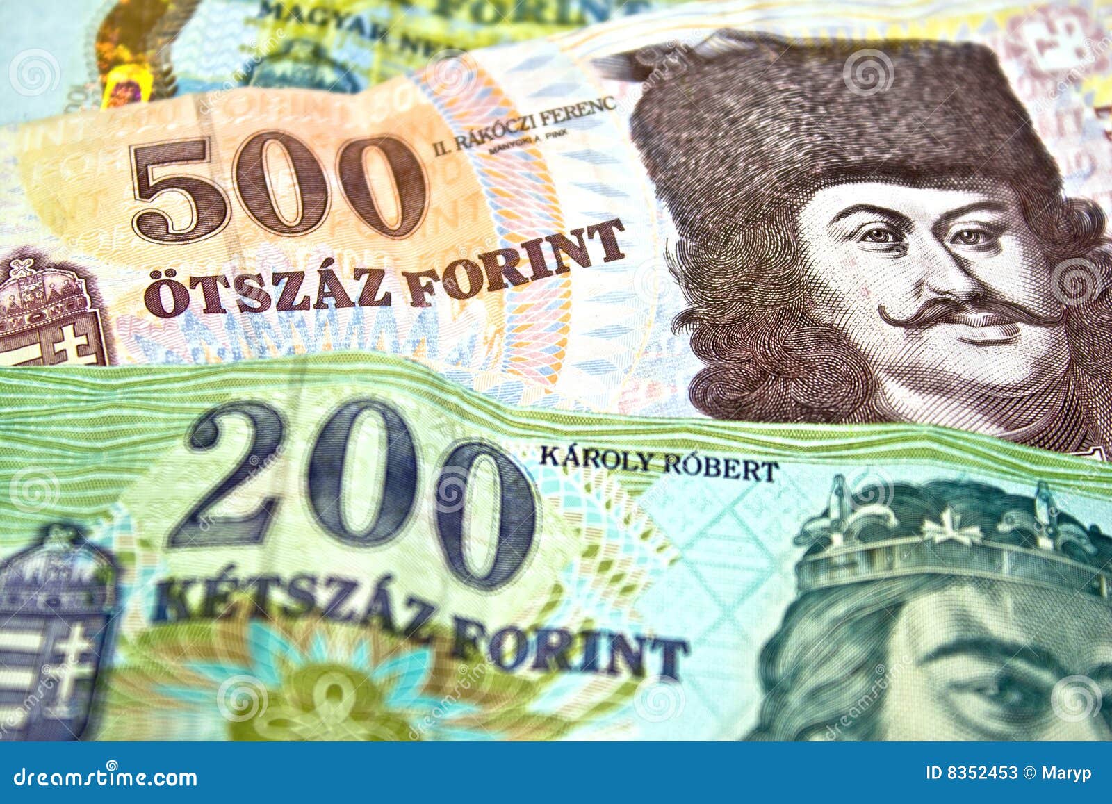 Selective Focused Hungarian Forints Stock Image - Image of magyar ...