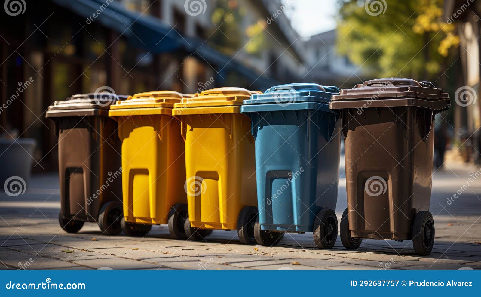 Selective Garbage Collection, Containers Stock Illustration ...