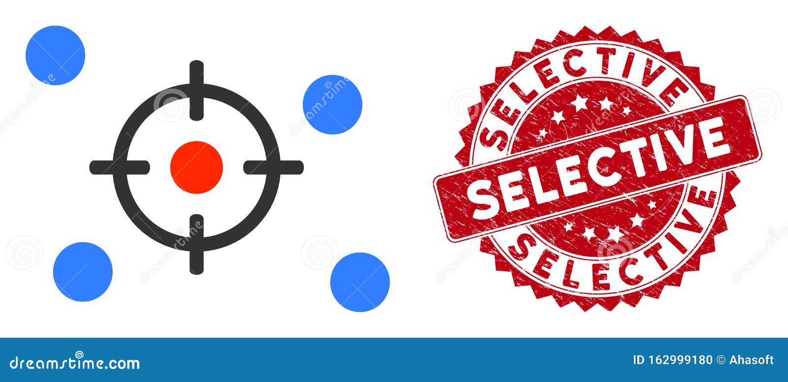 Selective Icon with Distress Selective Stamp Stock Illustration ...