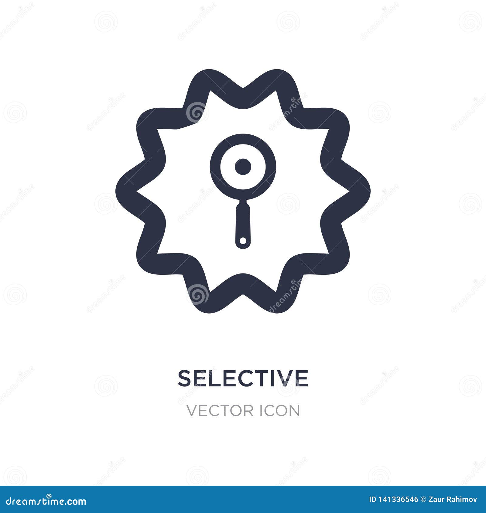 Selective Icon Vector Isolated On White Background, Selective Sign ...