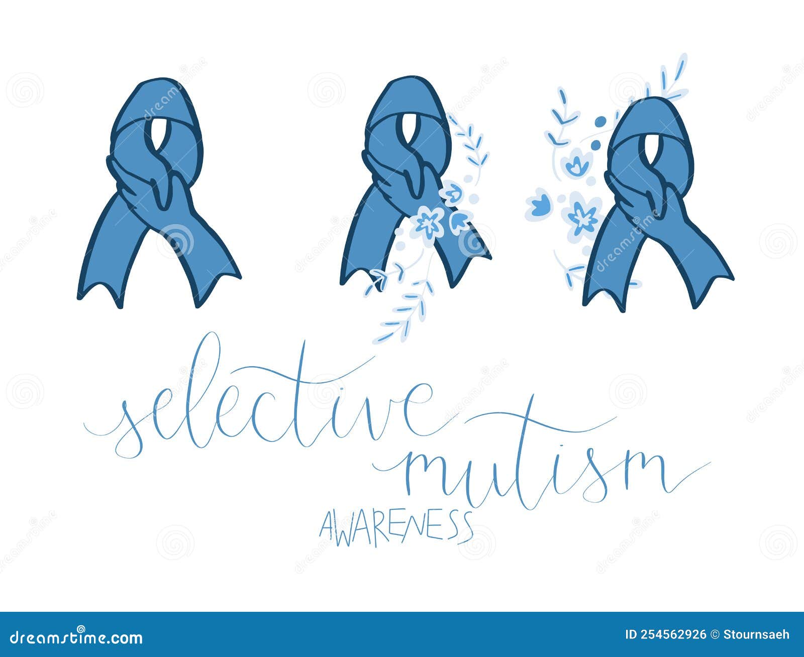 Selective Mutism Awareness Month October Promotion Banner Template with ...