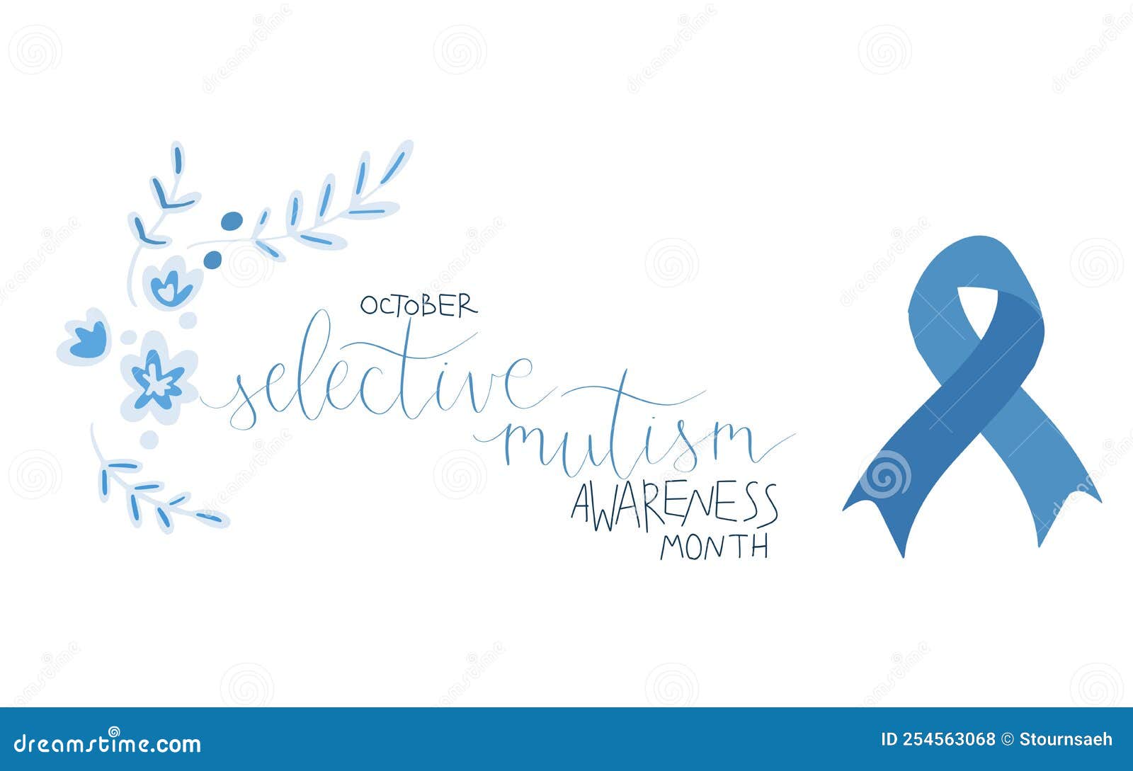 Selective Mutism Awareness Month October Promotion Banner Template with ...