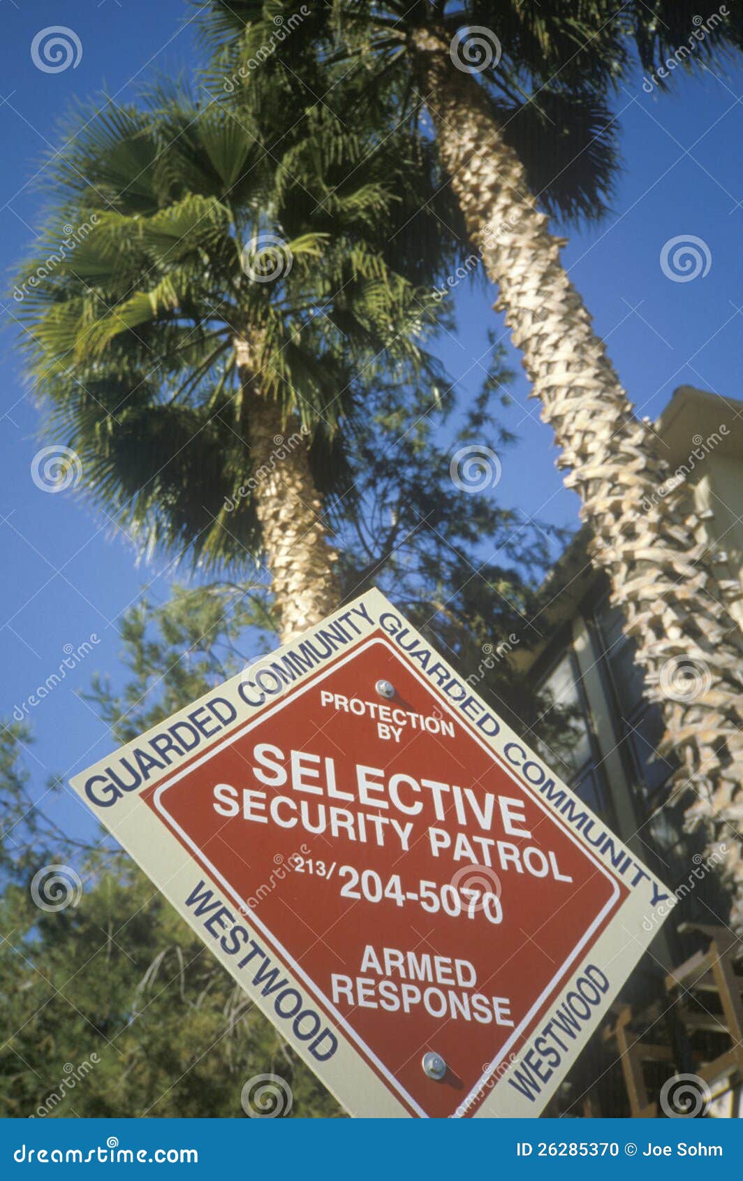 Selective Security Patrol Sign Editorial Image - Image of america ...
