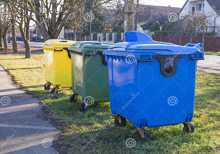 Selective waste bin stock image. Image of waste, trash - 37048773