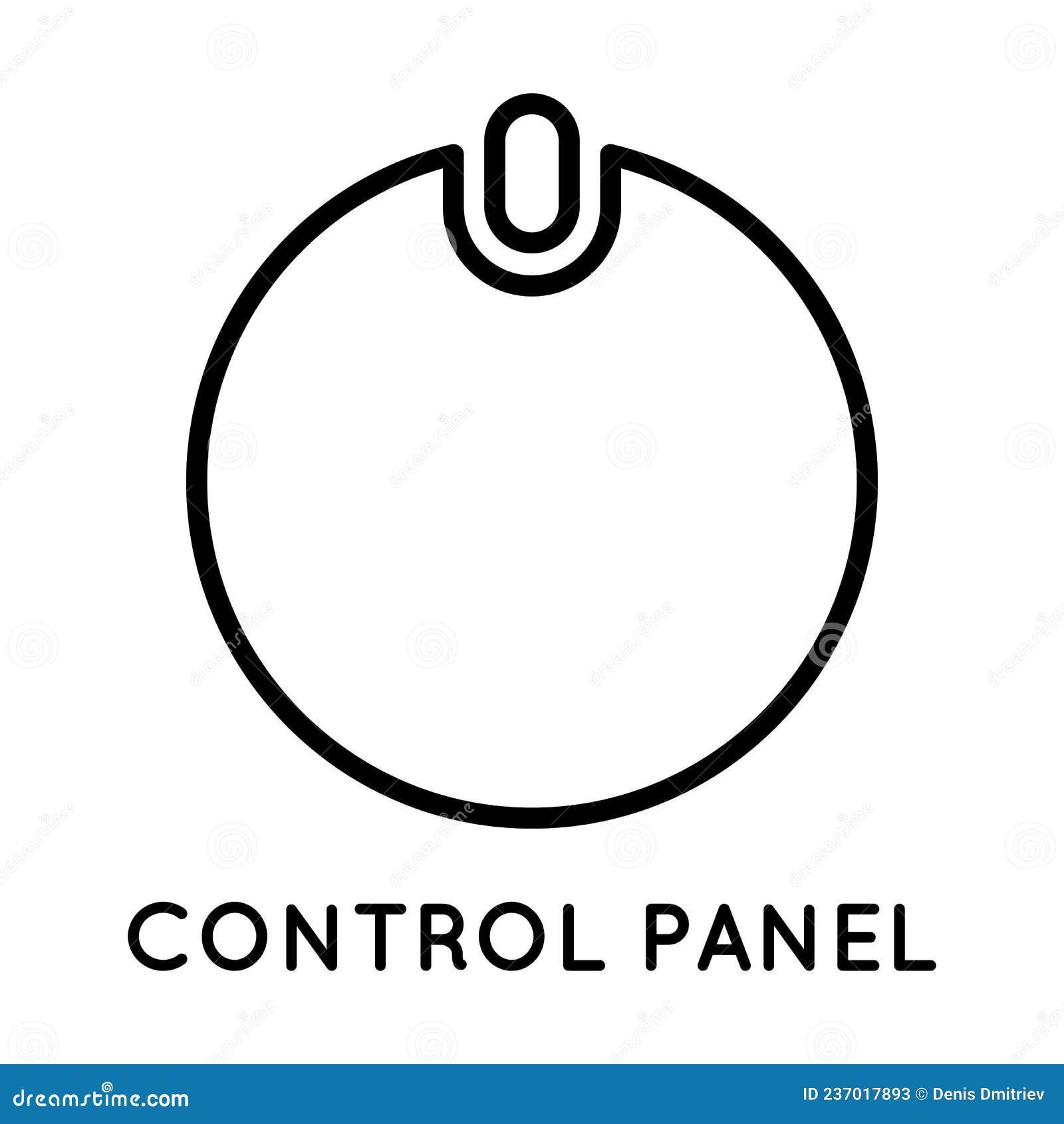 Selector Icon, Control Panel Controller. Vector Icon for Displaying ...