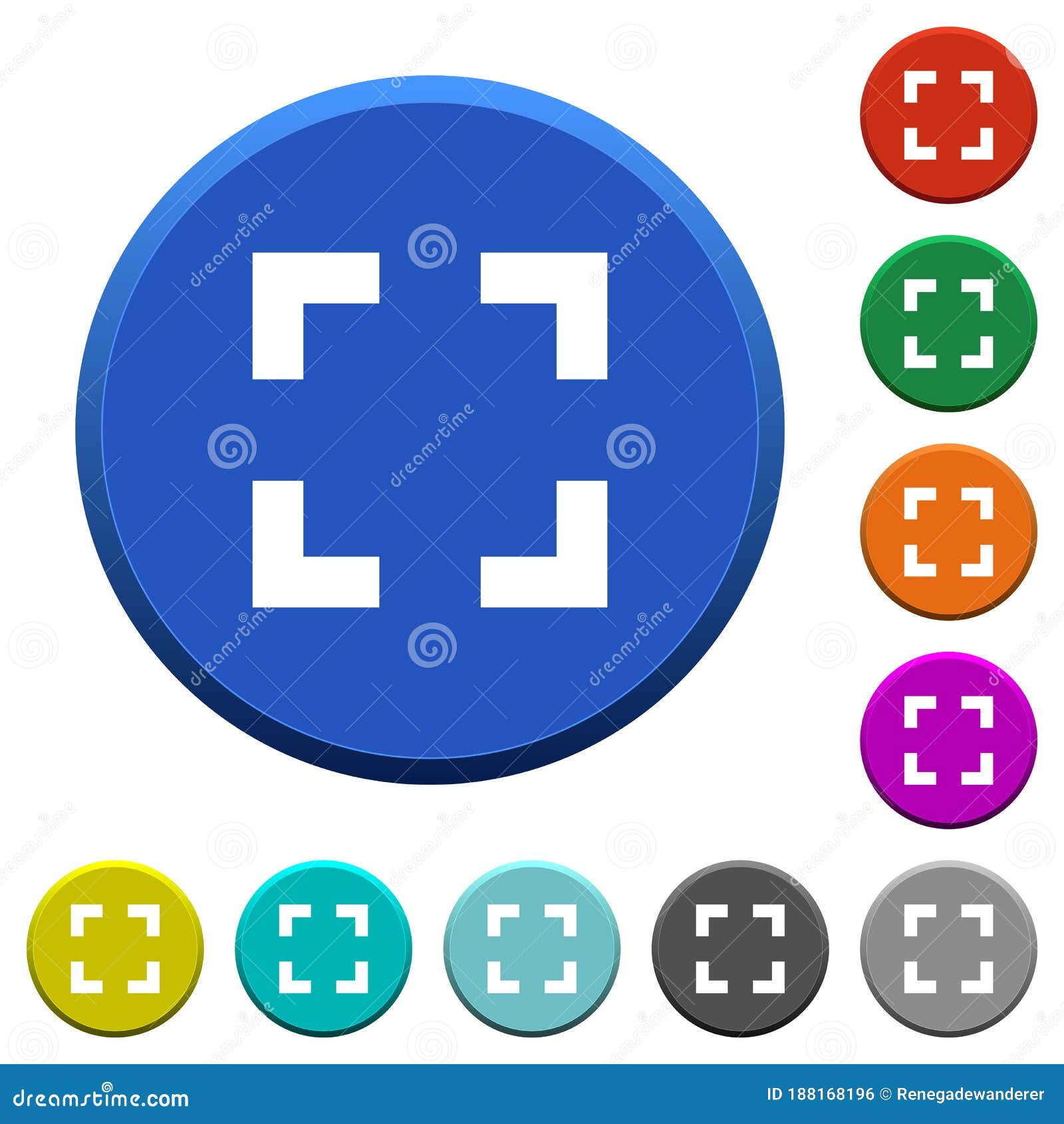 Selector Tool Beveled Buttons Stock Vector - Illustration of ledge ...