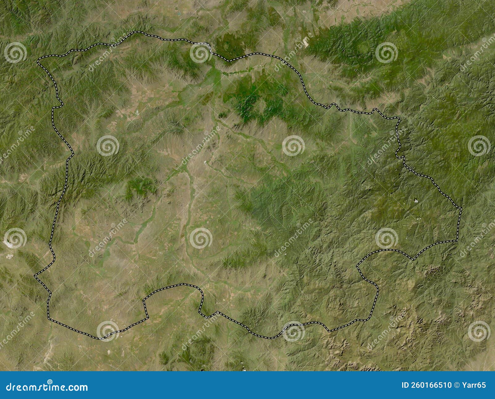 Selenge, Mongolia. Low-res Satellite. No Legend Stock Photo - Image of ...