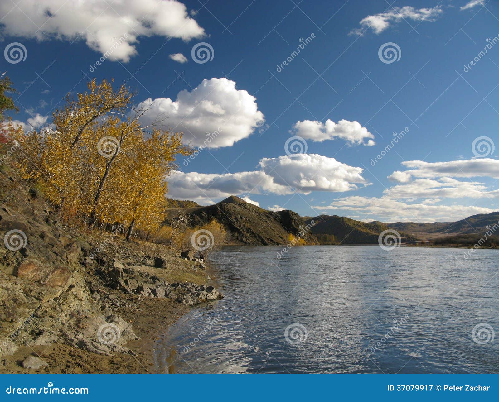 Selenge river, Mongolia stock image. Image of creek, early - 37079917