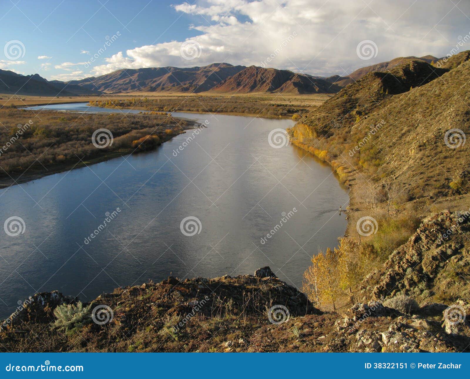 Selenge river Mongolia stock image. Image of angling - 38322151