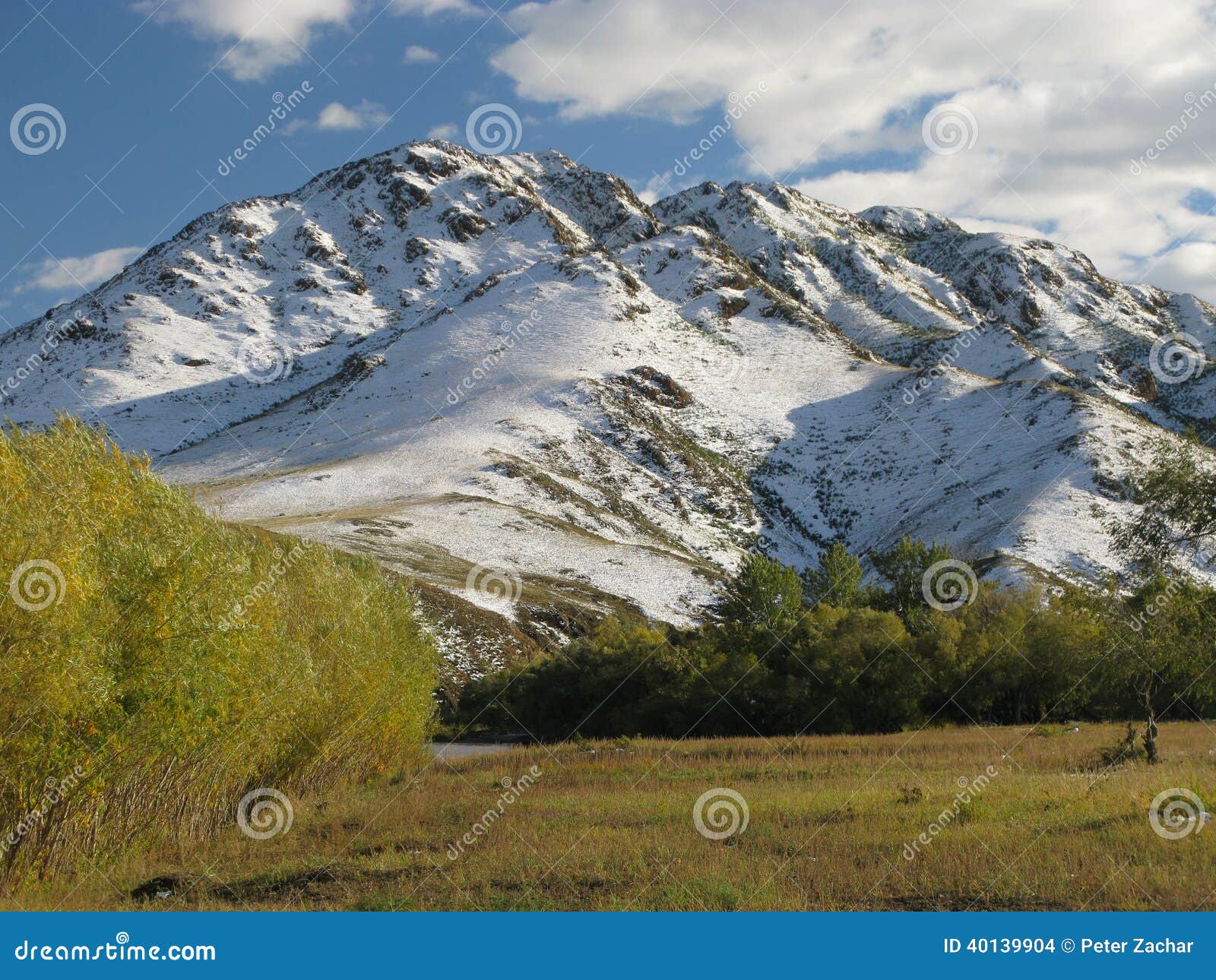 Selenge River - Mongolia Landscape Stock Photo - Image of early ...