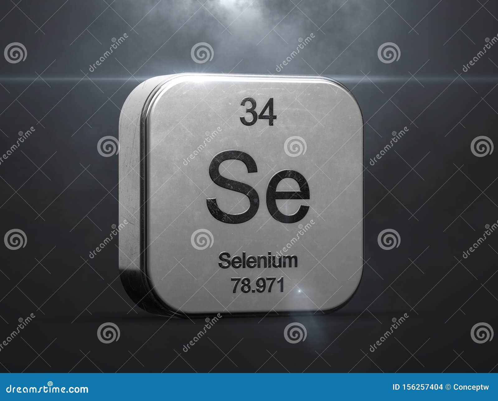 Selenium Element from the Periodic Table Stock Illustration ...