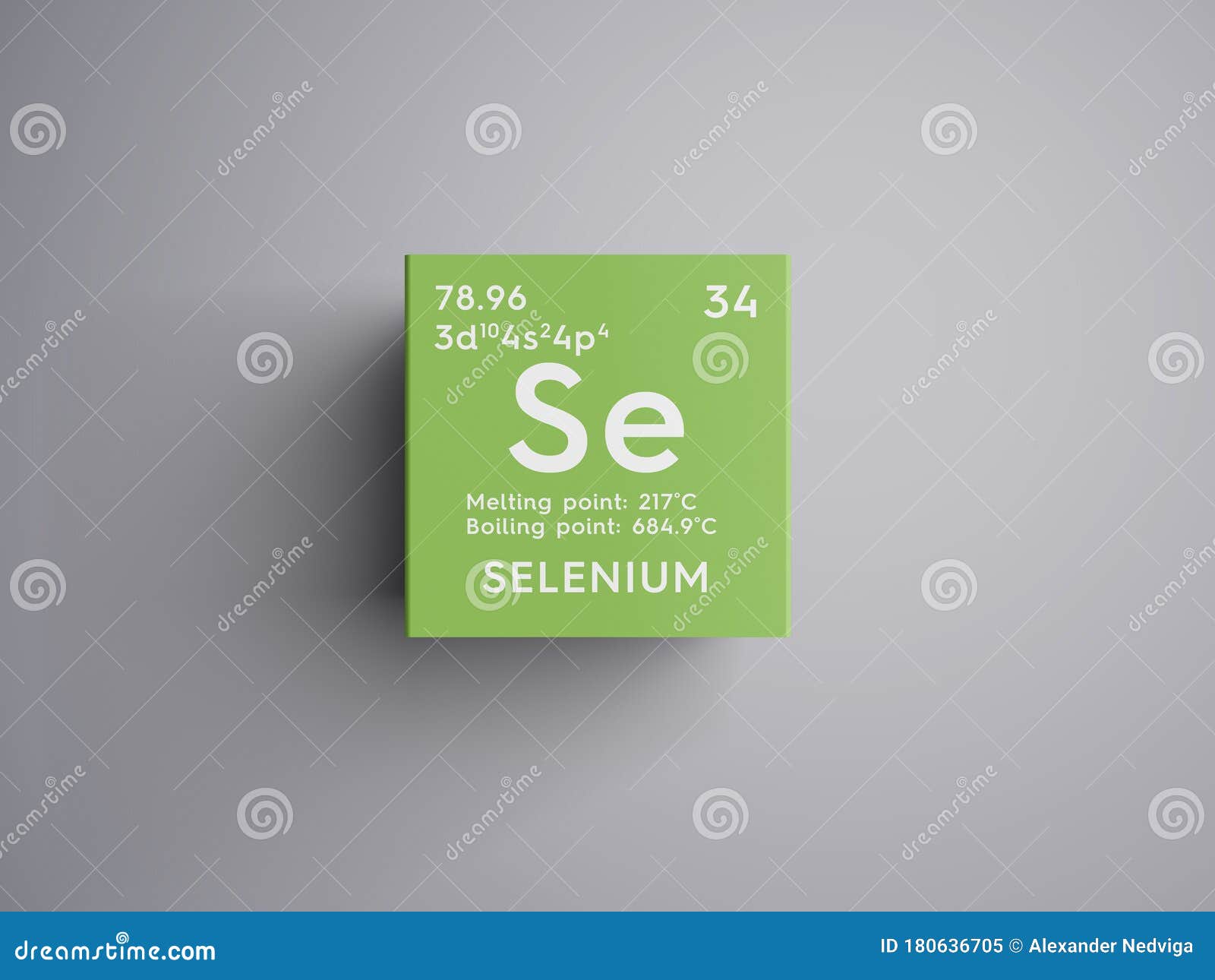 Selenium. Other Nonmetals. Chemical Element Of Mendeleev\'s Periodic ...