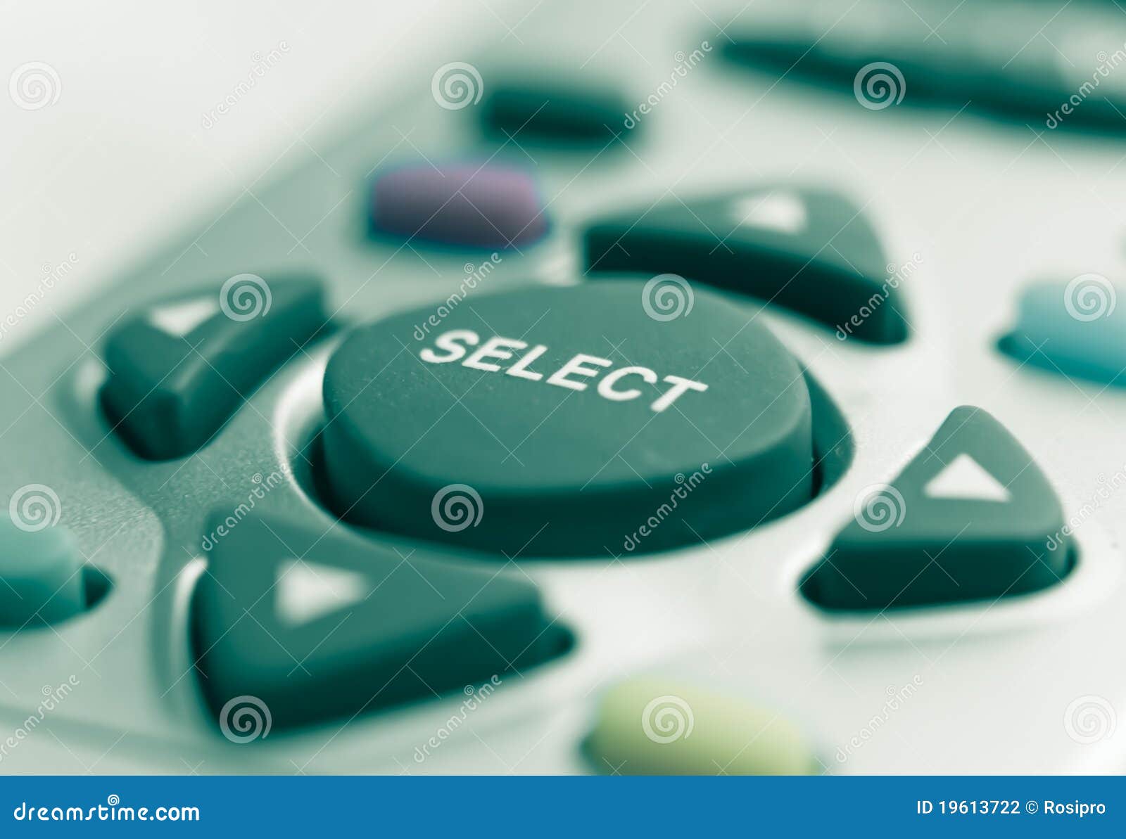 Selezioni il tasto fotografia stock. Immagine di tastiera - 19613722