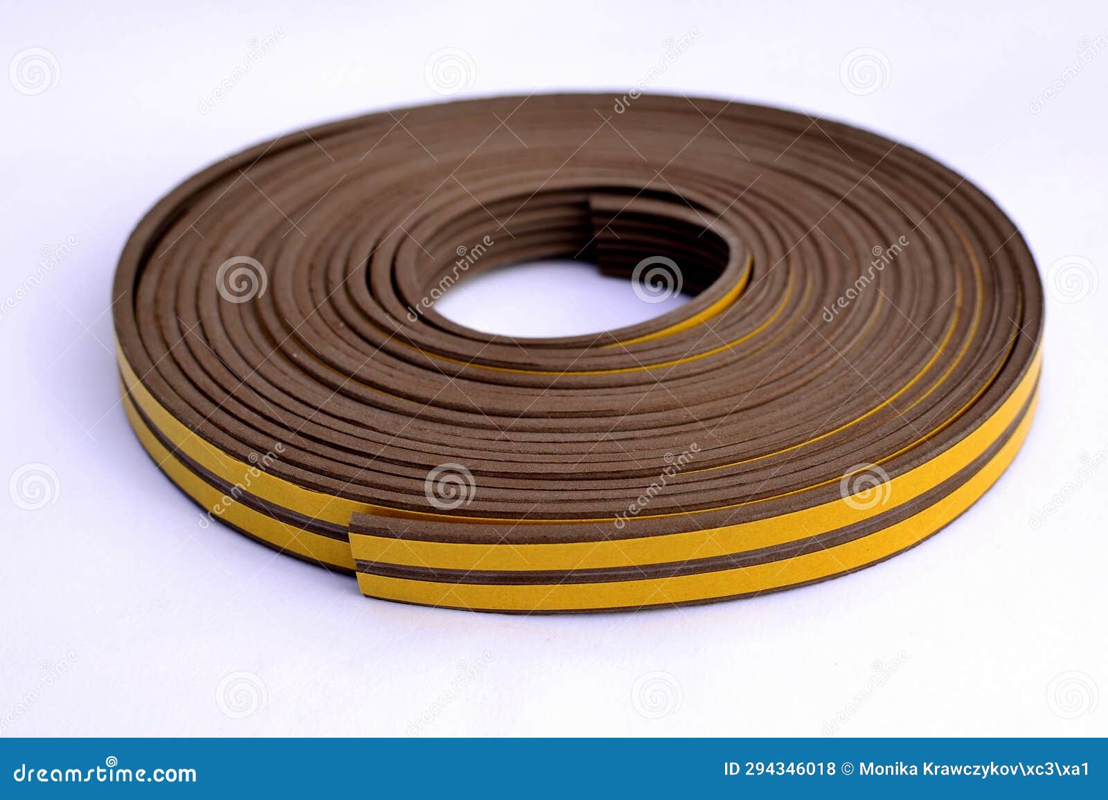 Self Adhesive Brown Rubber Sealing Roll Stock Photo - Image of ...
