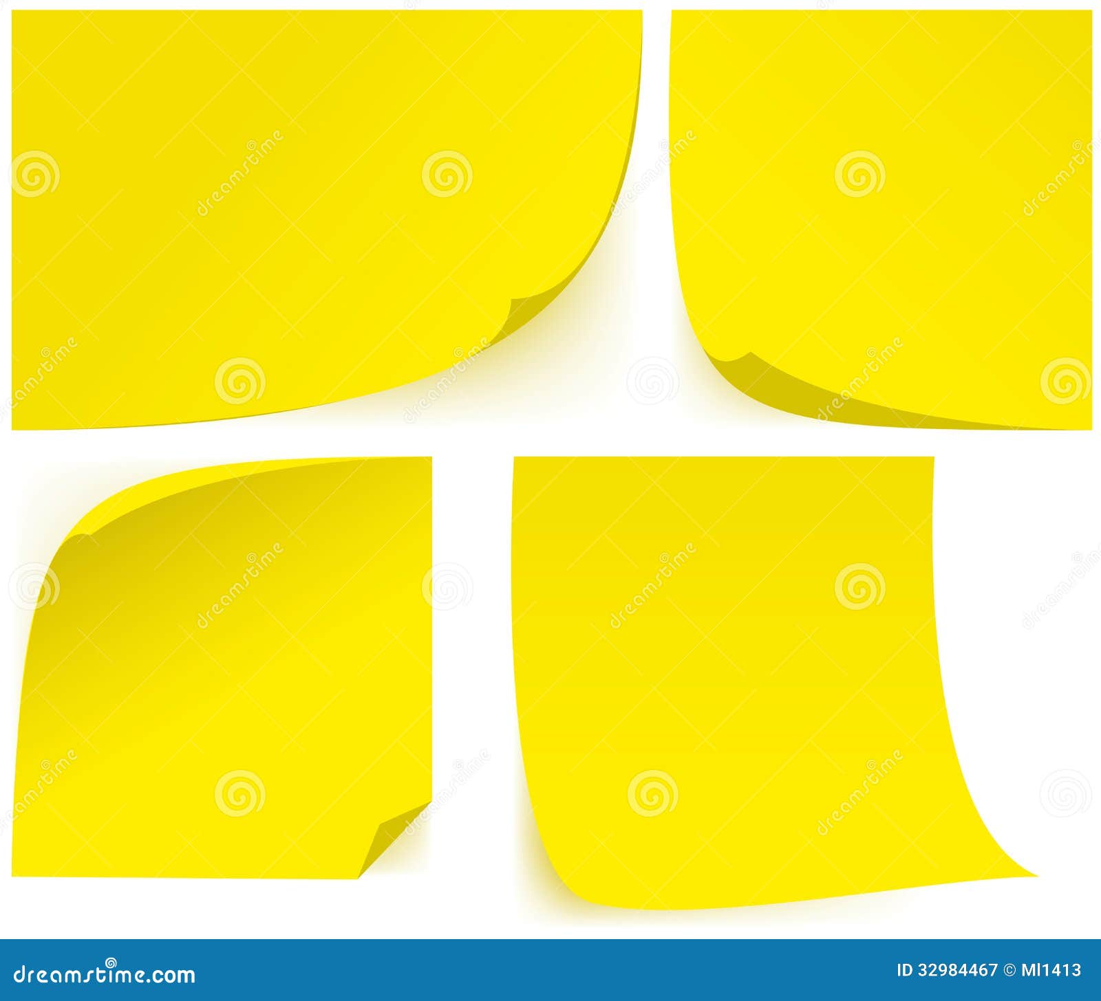 Self-adhesive paper stock vector. Illustration of space - 32984467