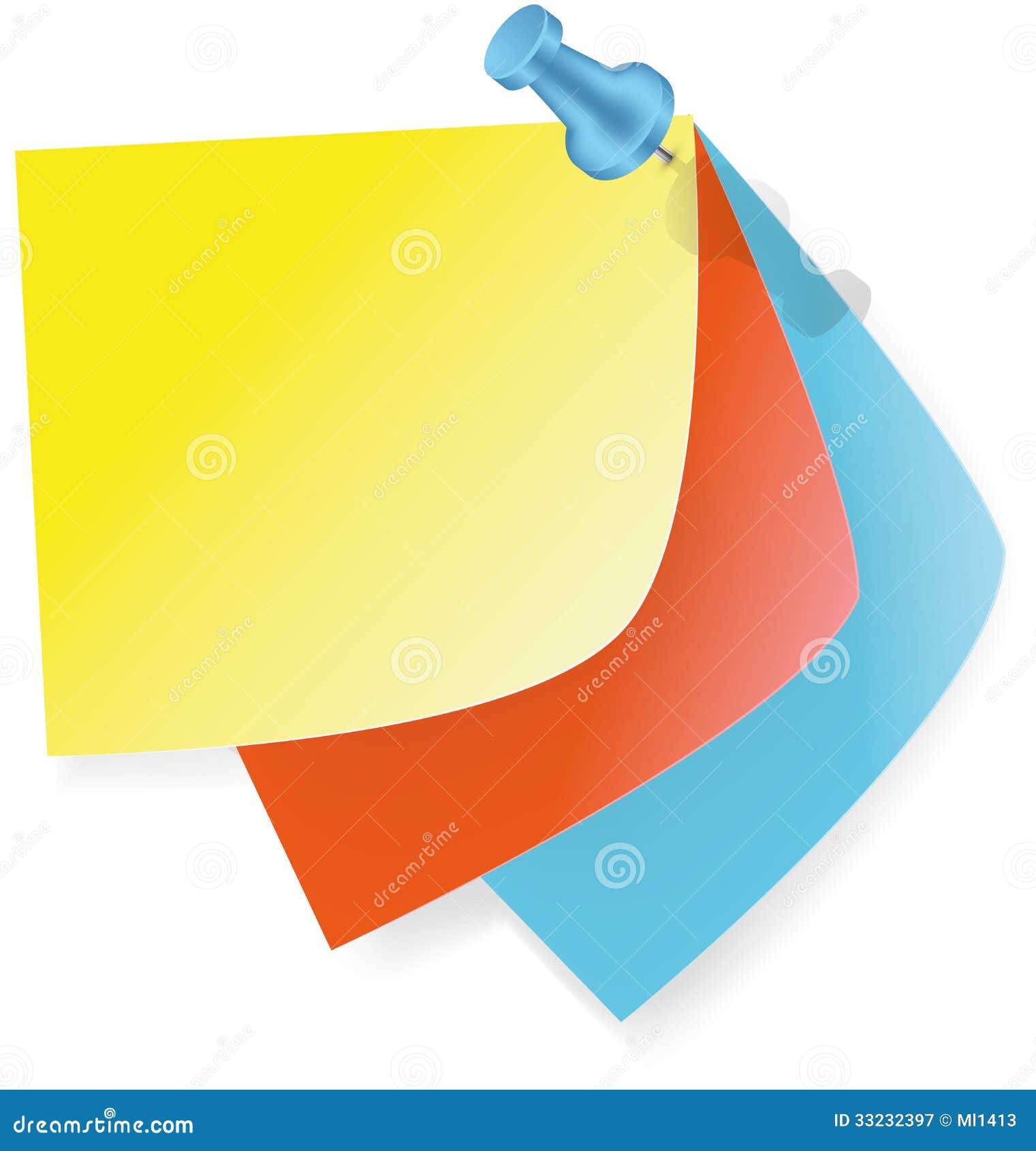 Self-adhesive paper stock vector. Illustration of planning - 33232397