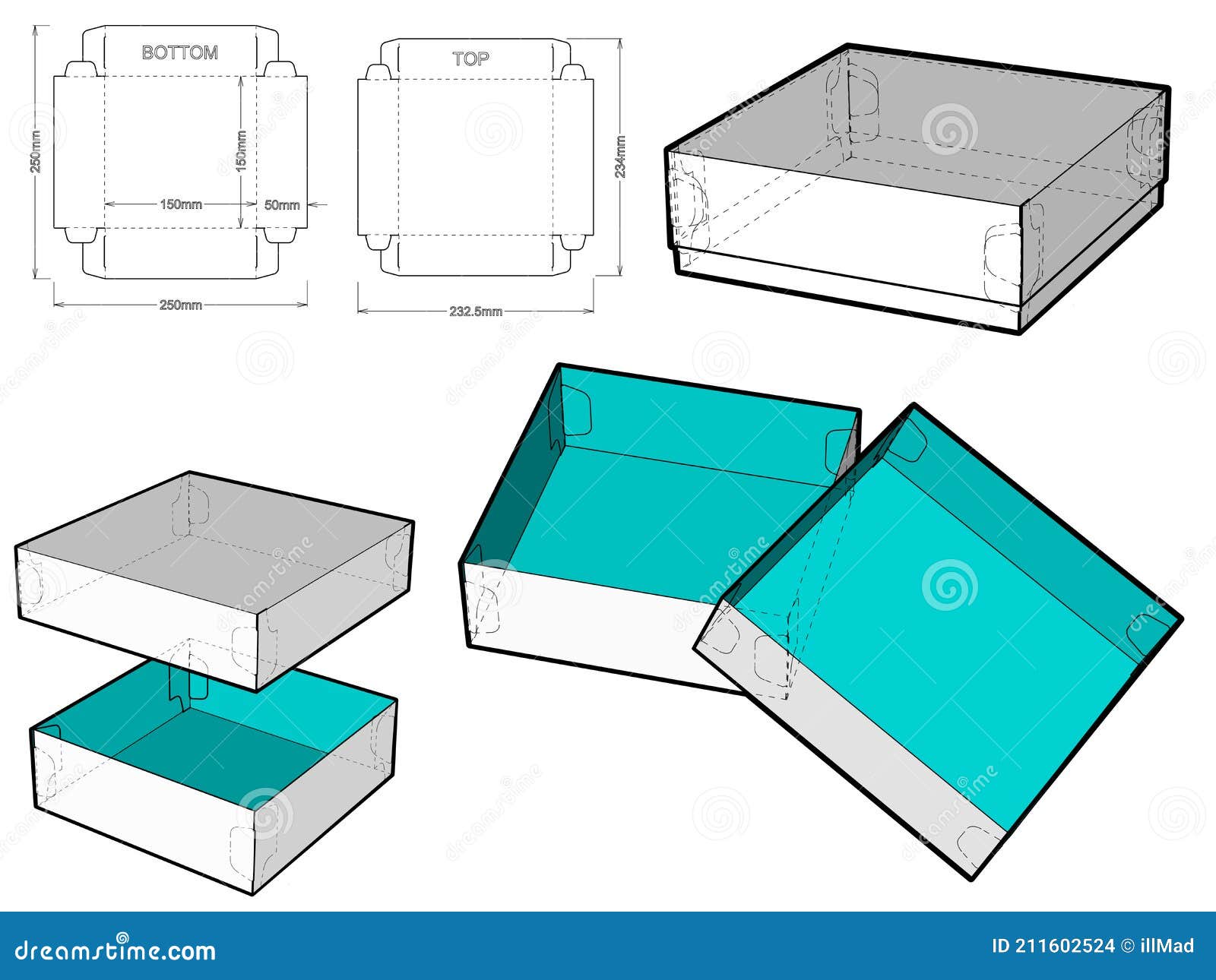 Self-assembling Folding Box. Ease of Assembly, No Need for Glue ...