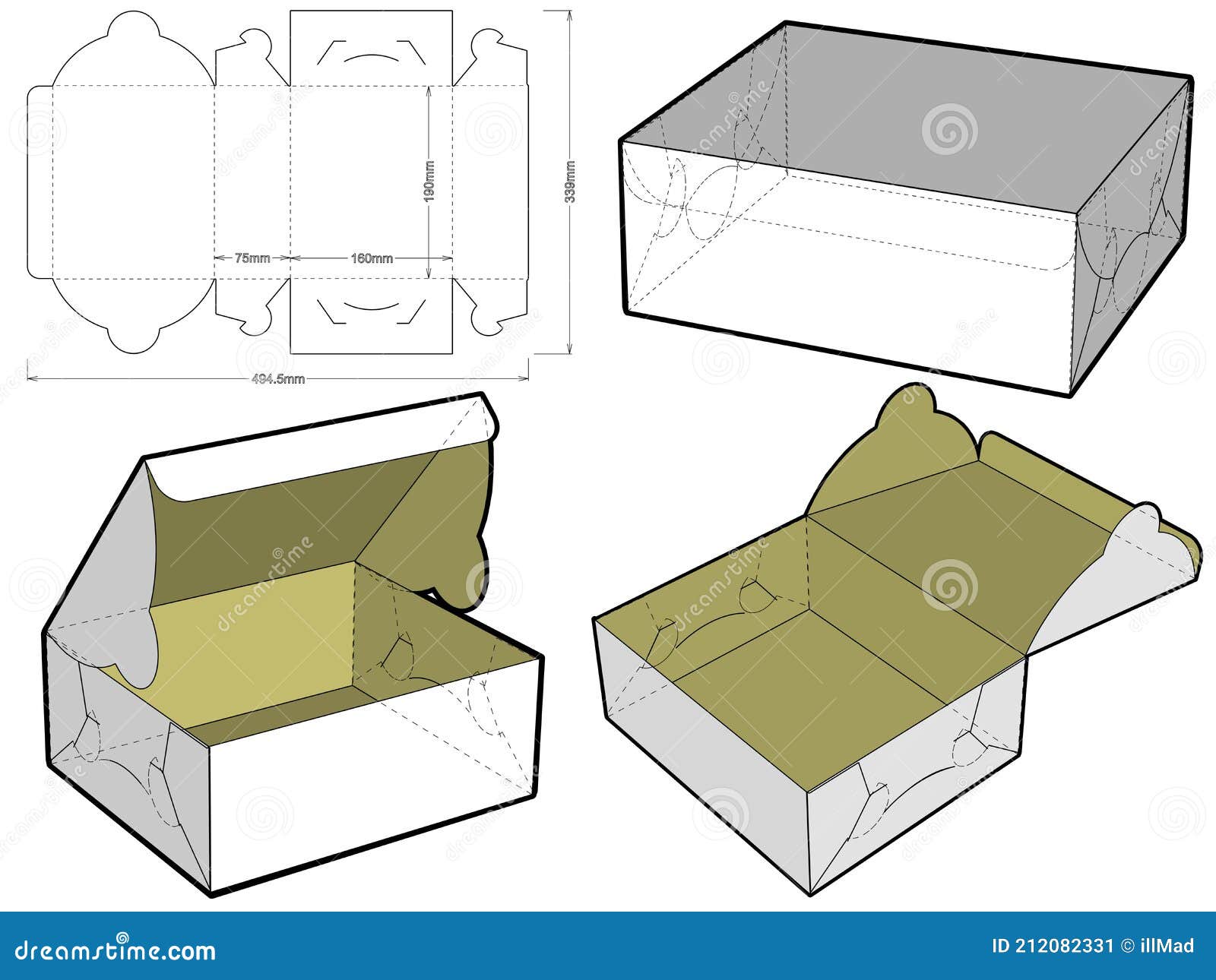 Self-assembling Folding Box. Ease of Assembly, No Need for Glue ...