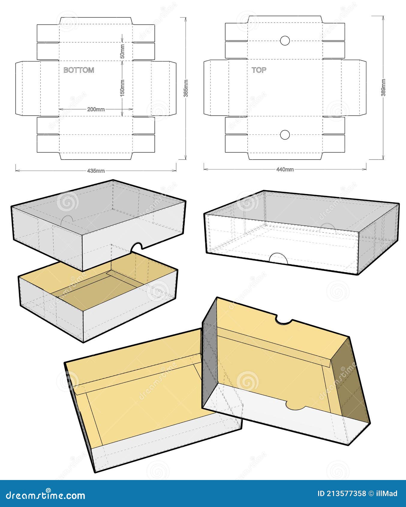 Self-assembling Folding Box. Ease of Assembly, No Need for Glue ...