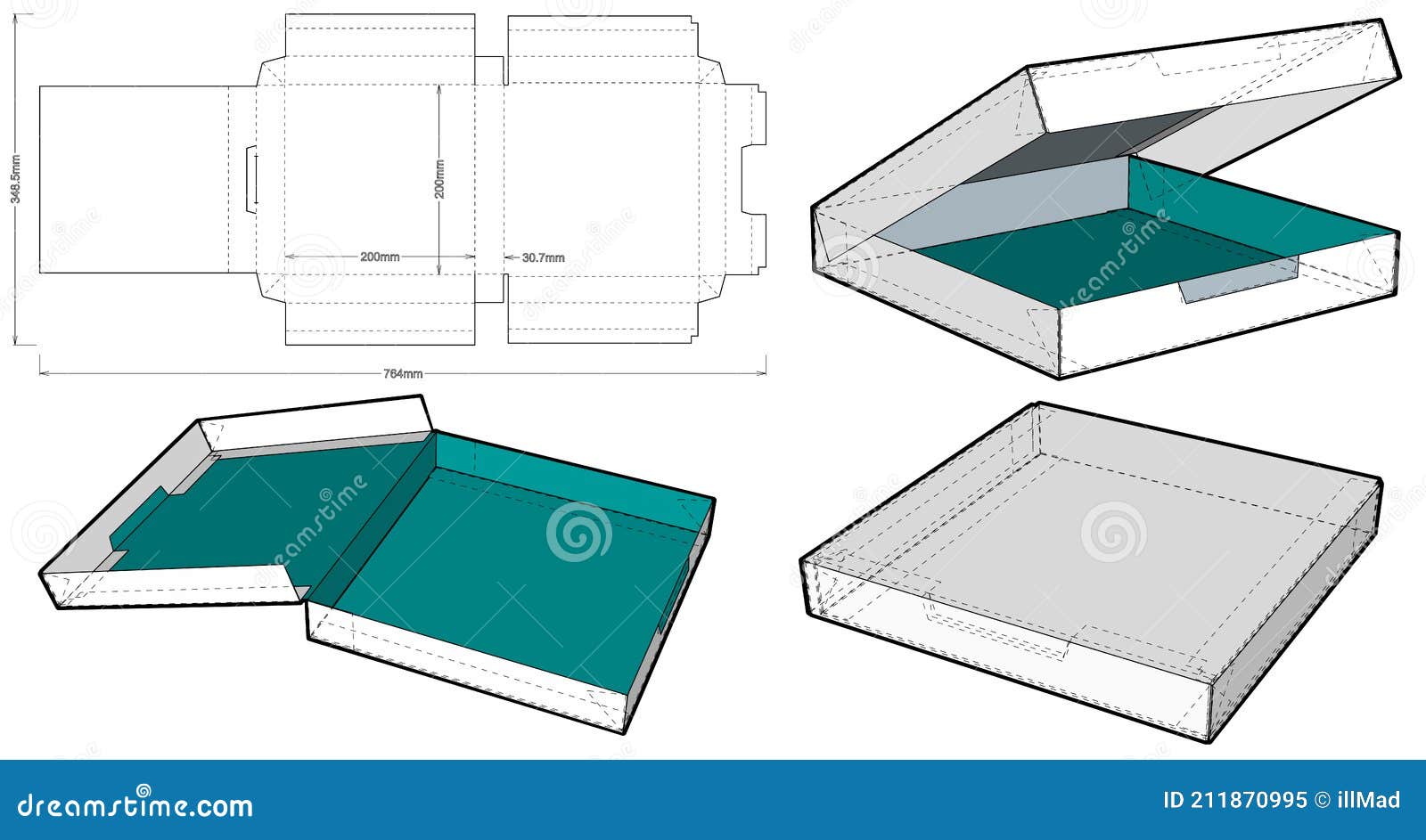 Self-assembling Folding Box. Ease Of Assembly, No Need For Glue ...
