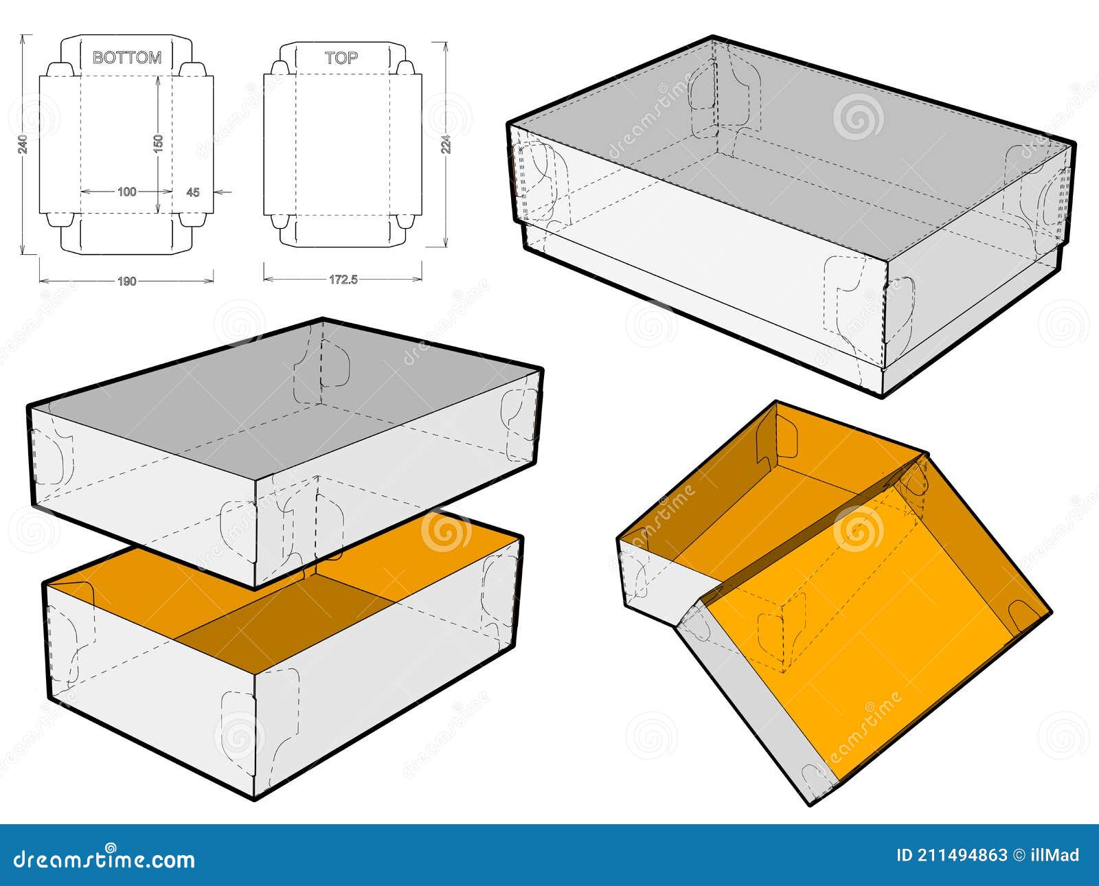 Self-assembling Folding Box. Ease of Assembly, No Need for Glue ...
