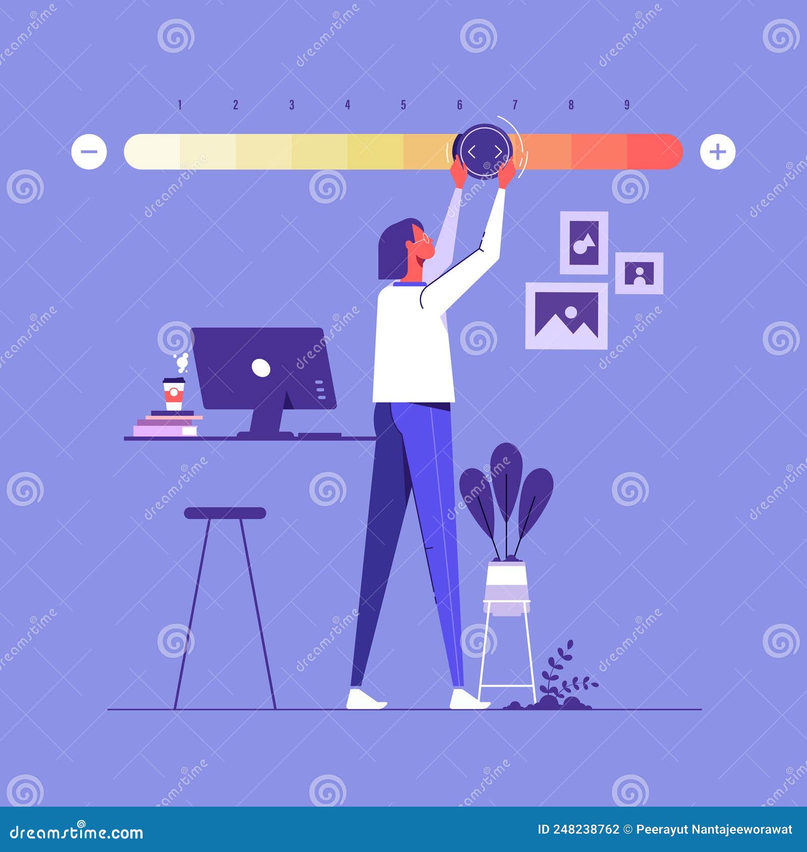 SELF ASSESSMENT Concept Cell Background Stock Illustration ...