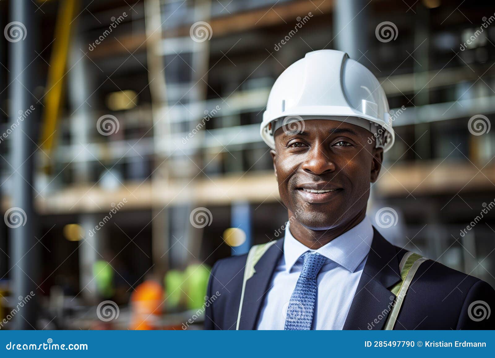 Self-Assured Architect at a Vibrant Construction Site Stock ... Self-Assured Architect at a Vibrant Construction Site Stock ...