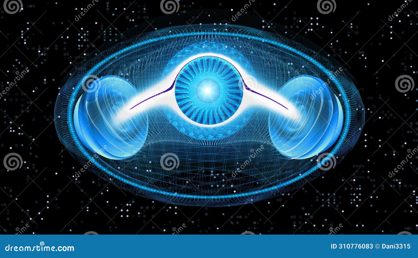 Self-Aware AI Energy Independent Network Stock Image - Image of ...