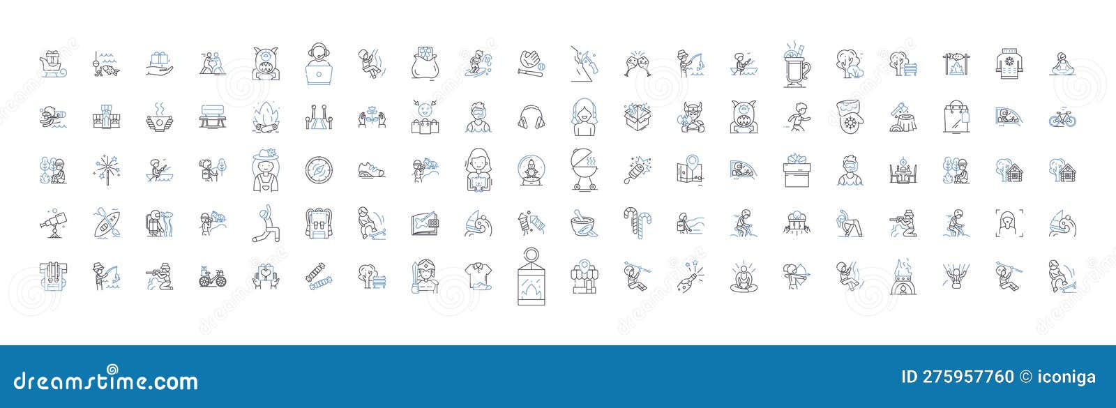 Self-awareness Line Icons Collection. Insight, Reflection ...