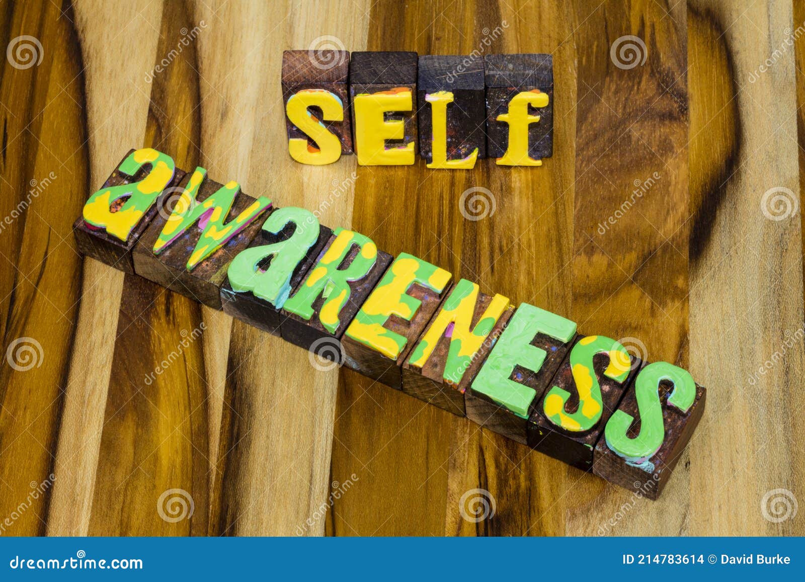 Self Awareness Personal Success Positive Human Mind Personality Stock ...