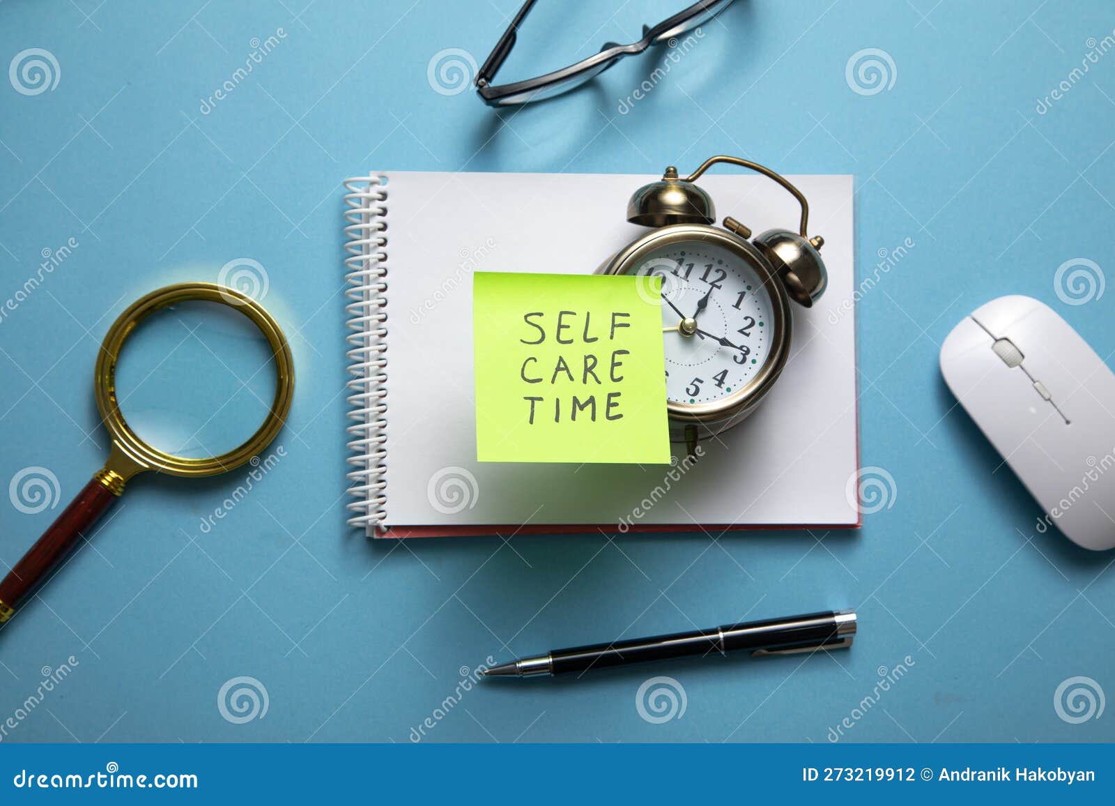 Self Care Time on Sticky Note Stock Photo - Image of good, words: 273219912