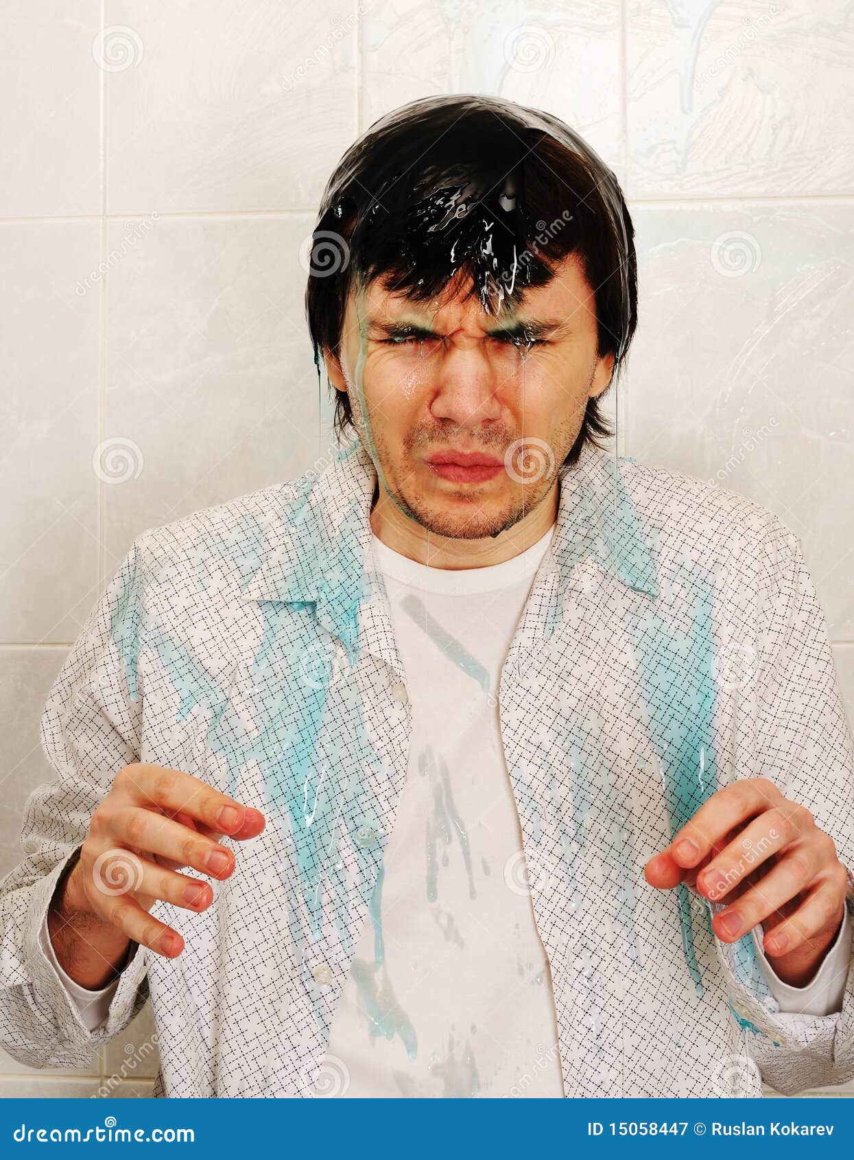 Self cleaning. stock image. Image of mucus, people, goods - 15058447