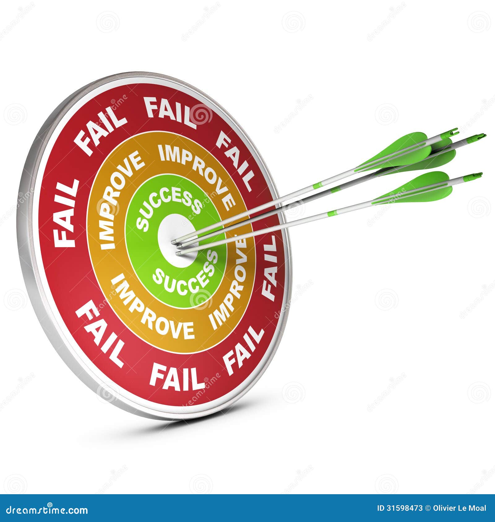 Improve Success Level, Goal Attainment Scaling Stock Photo ...